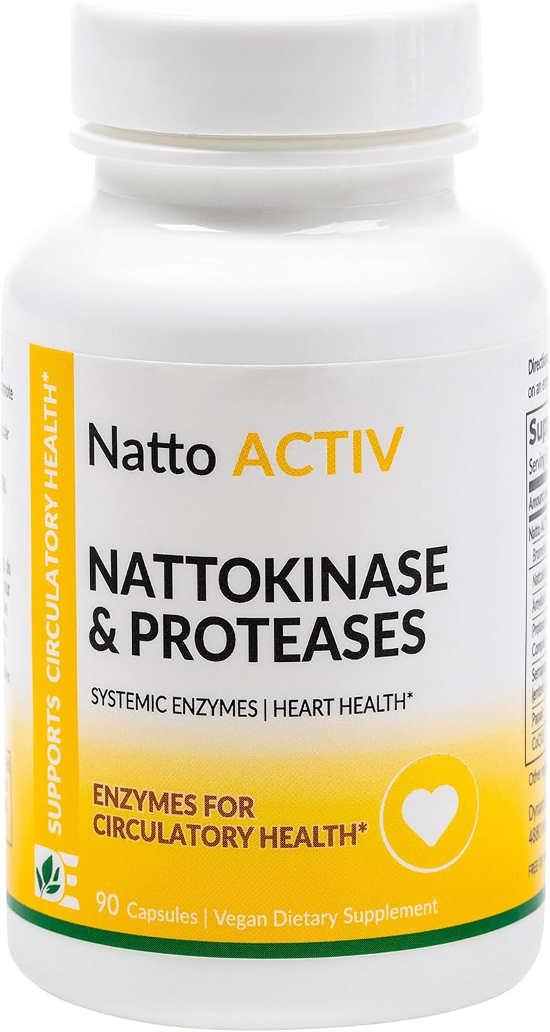 Amazon.com: Natto ACTIV (90 Vegan Capsules) - Supports Heart Health and ...