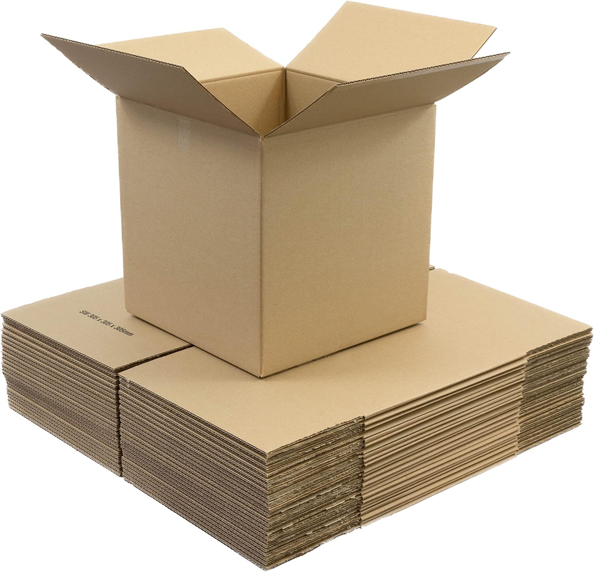 Amazon.com: SmithPackaging Single Wall Cardboard Shipping Boxes ...