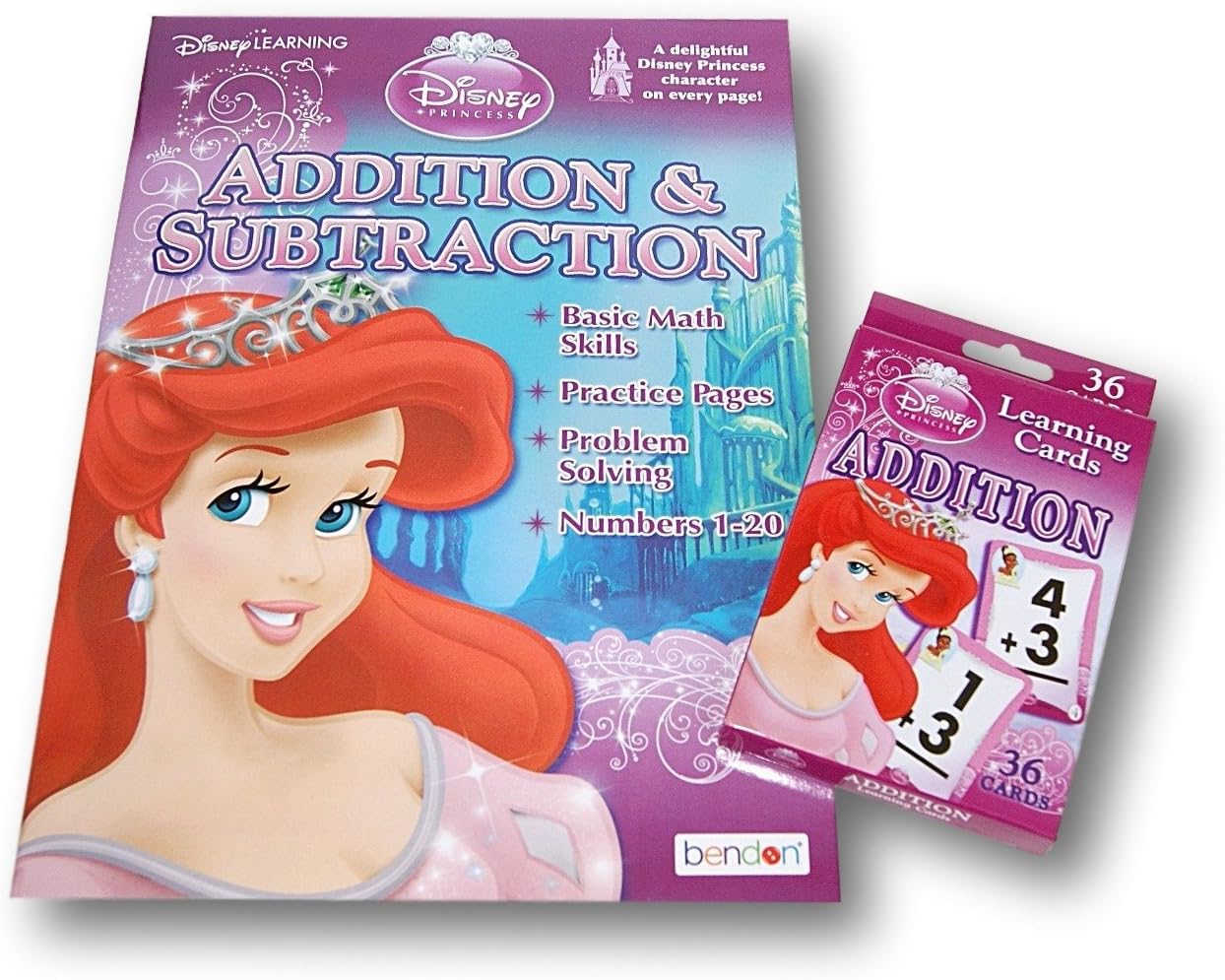 Amazon.com: Disney Princess Themed Addition and Subtraction Bundle ...