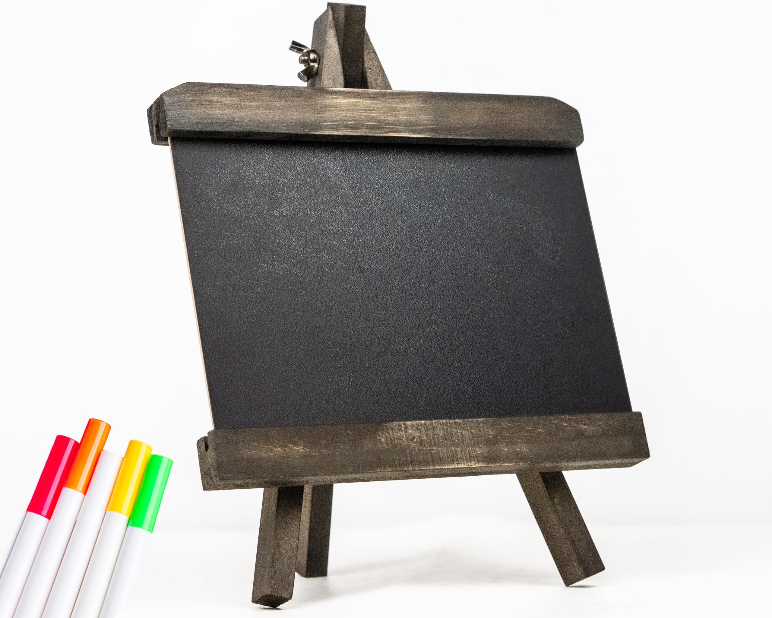 Amazon.com: VEVOR Tabletop Chalkboard Sign, Message Signs with Chalks ...