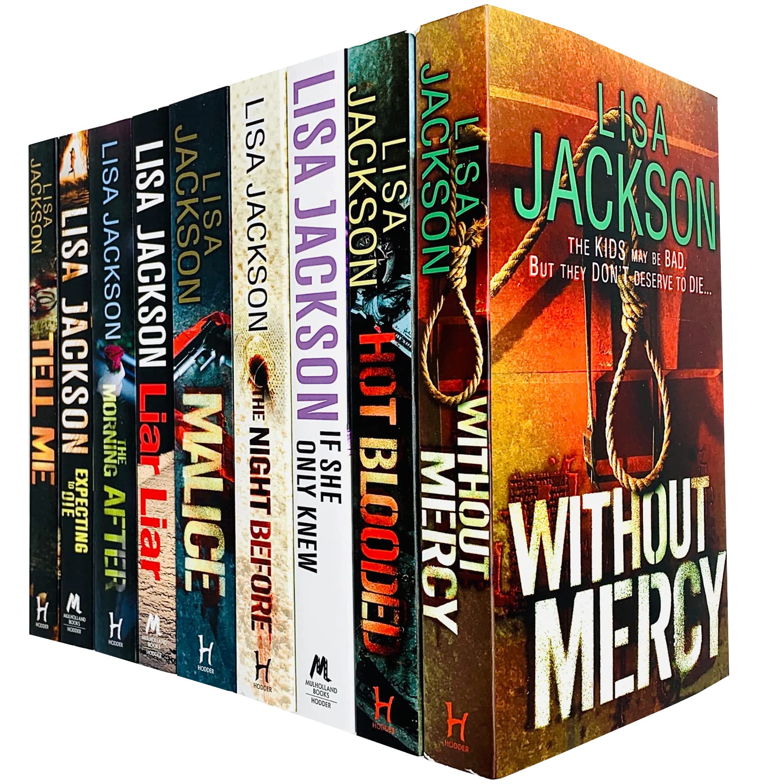 Lisa Jackson Collection 9 Books Set (Expecting to Die, Liar Liar, If ...