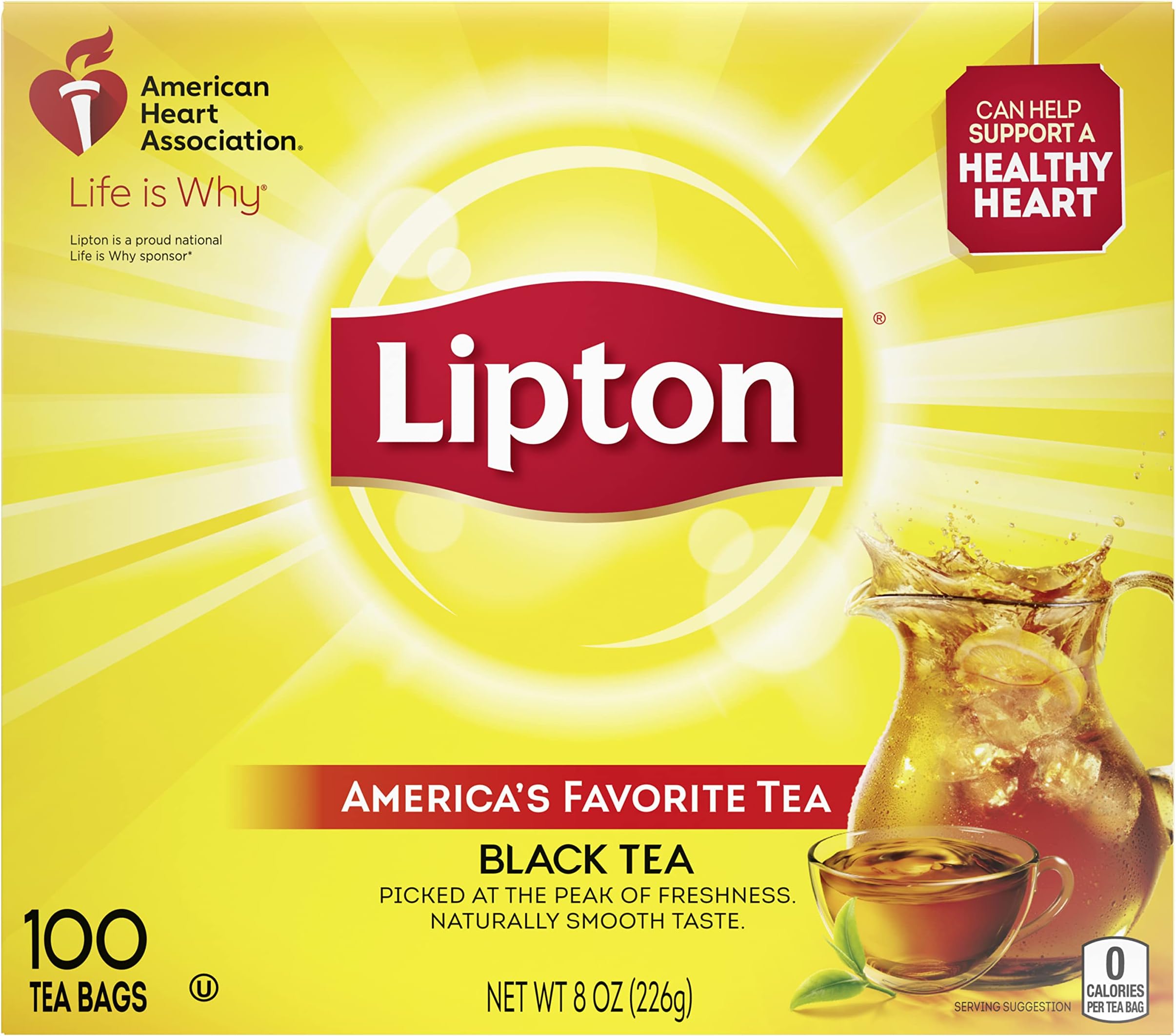 Lipton Tea Bags, 100 Tea bags : Amazon.ca: Grocery & Gourmet Food