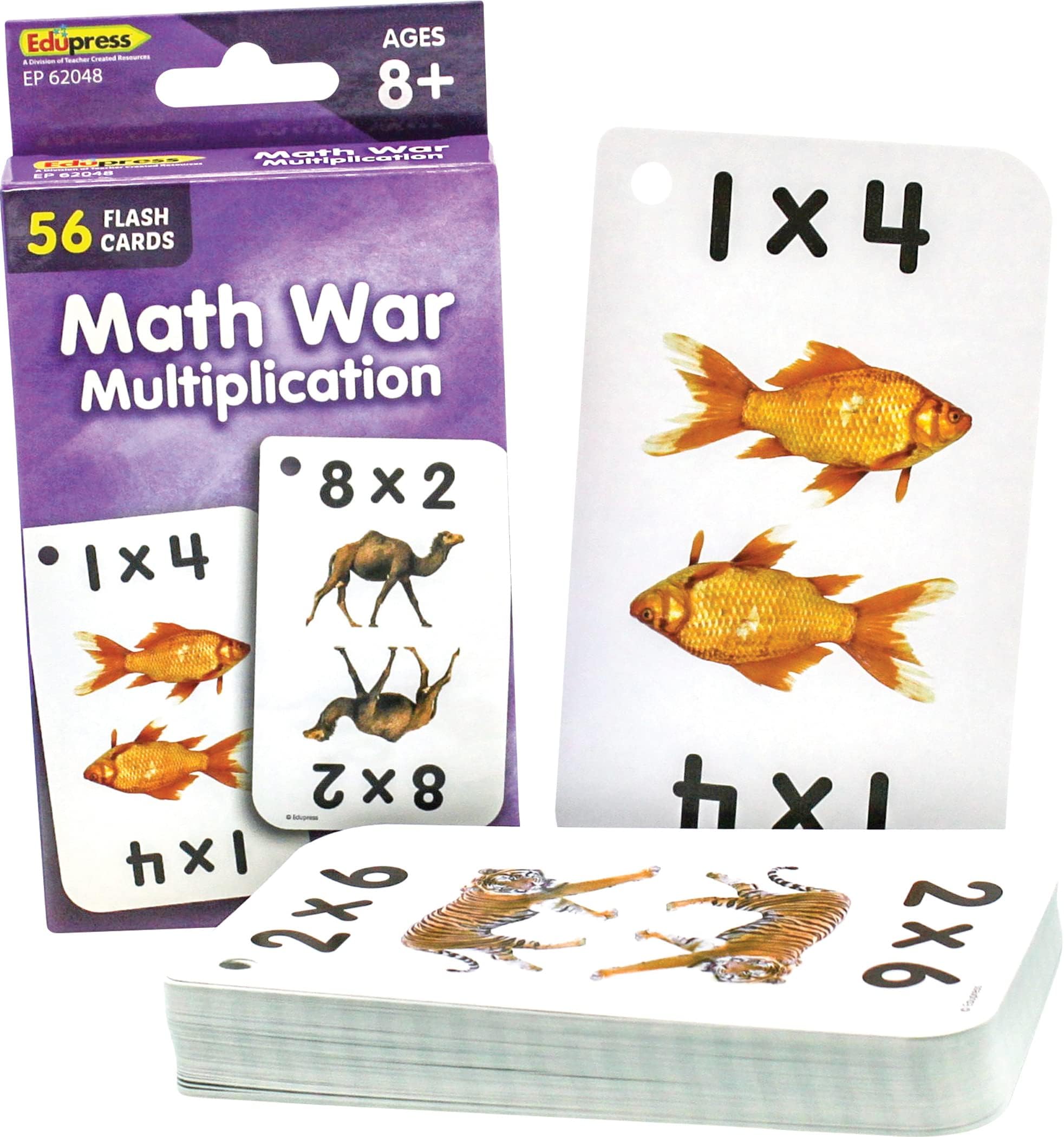 Amazon.com: Teacher Created Resources Math War Multiplication Flash ...