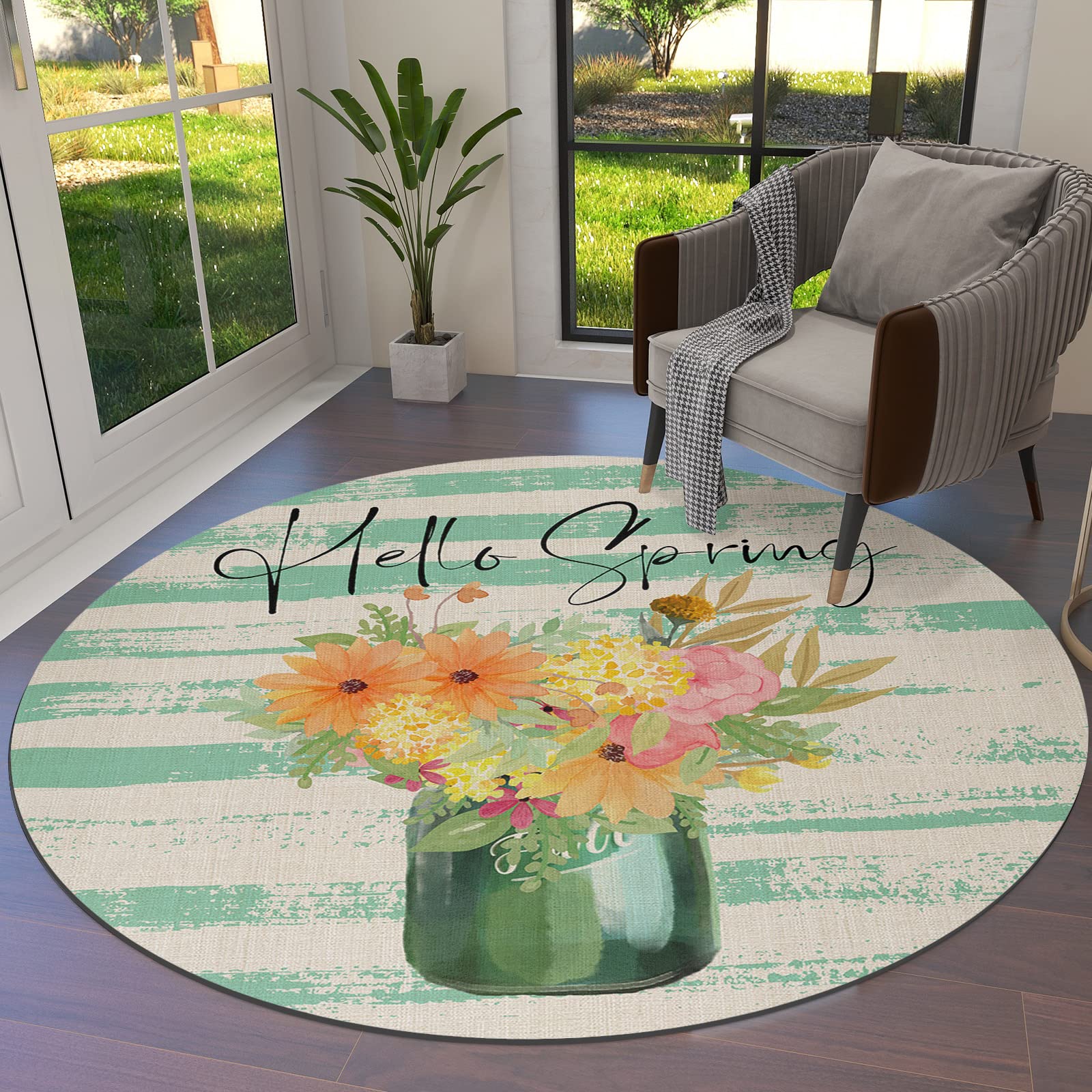 Shabby Chic Round Area Rugs | Bryont Blog