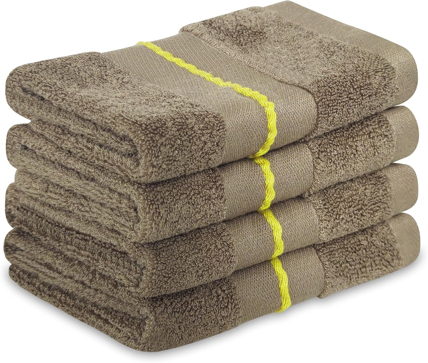 Amazon.com: SERISIMPLE Premium Viscose Bamboo Washcloth Set - Pack of 4, 13x13 in Soft and ...