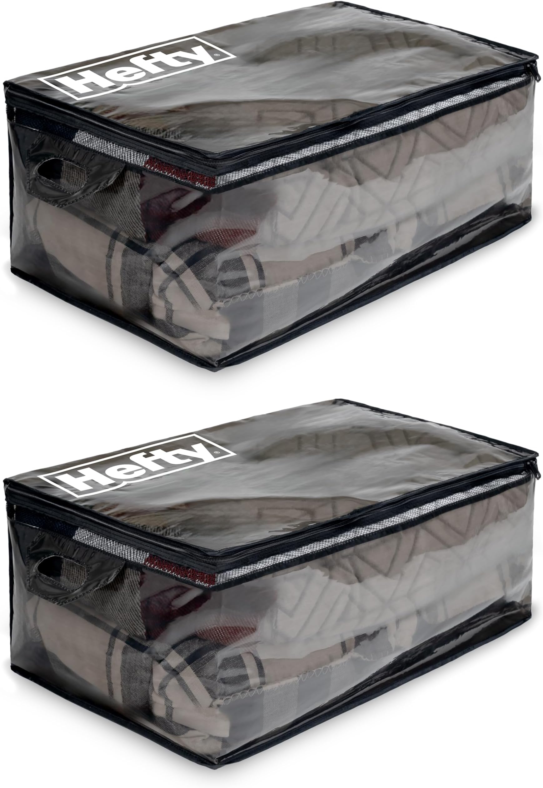 Amazon.com: Ziploc XL Flex Flexible Tote with Handle, Large, Clear ...