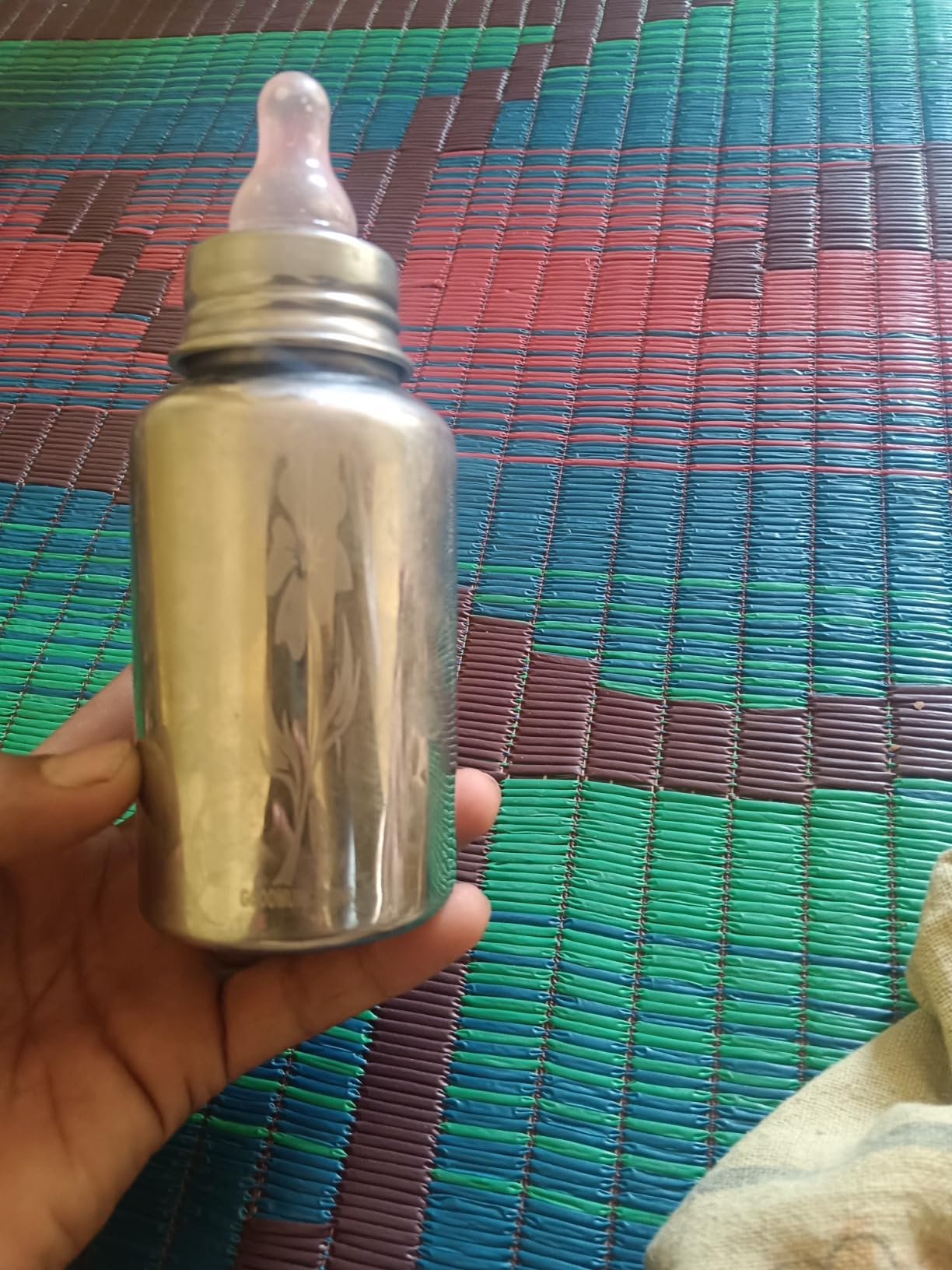 Buy Amazon Brand - Goodmunchkins Stainless Steel Baby Feeding Bottle 304 Grade Steel for Infants ...