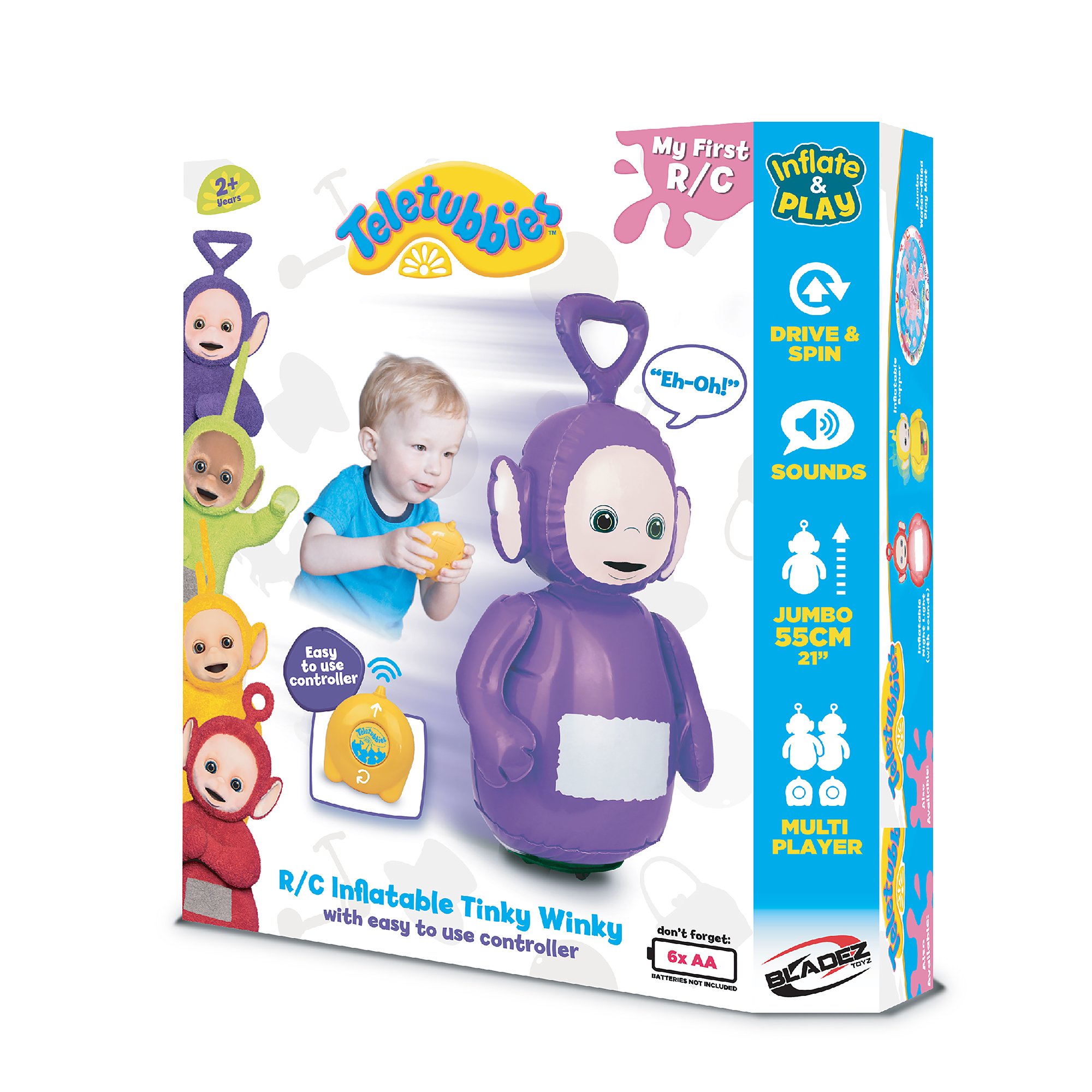 Bladez Dhx Teletubbies R C Inflatable Teletubbies Tinky Winky Remote ...