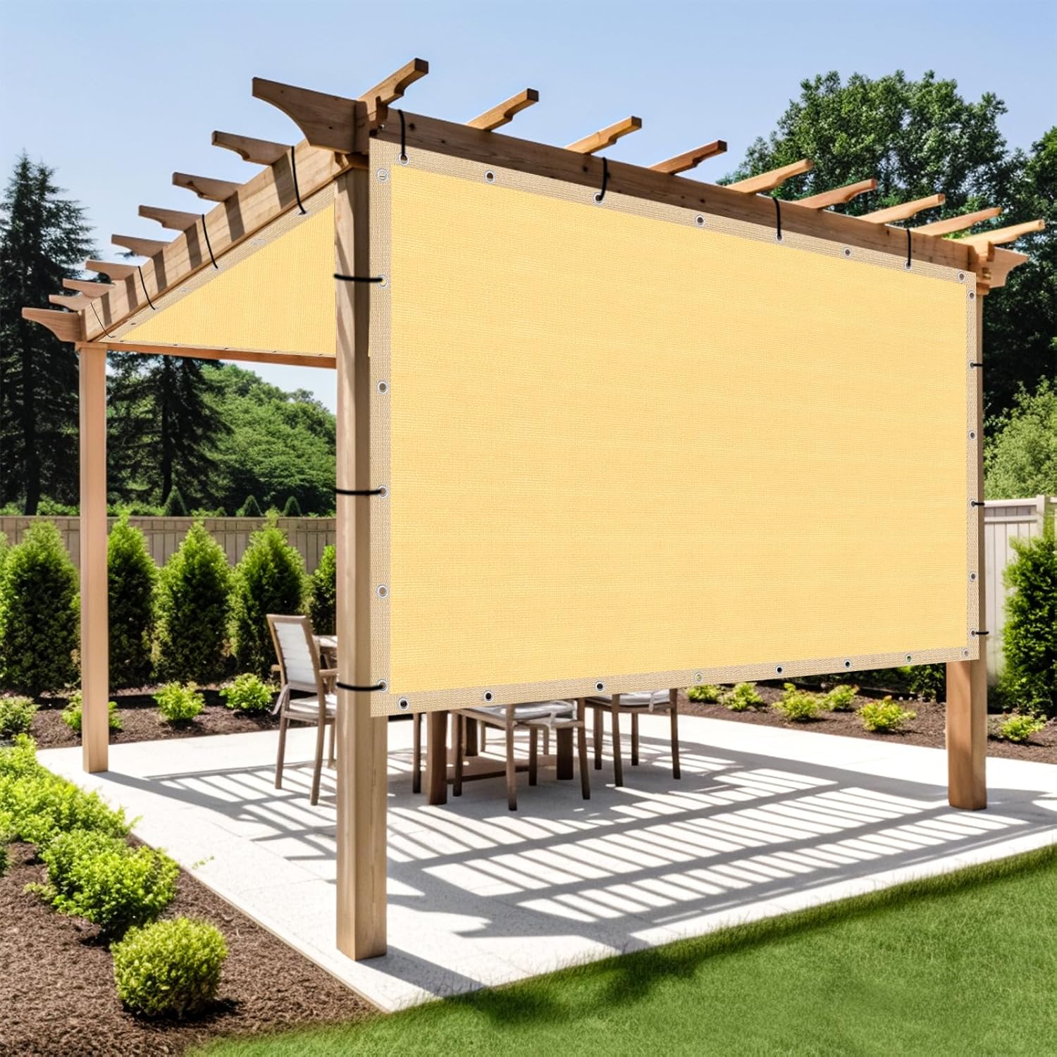 Amazon.com : Shade&Beyond Customized Size 11' X 17' Shade Cloth with ...
