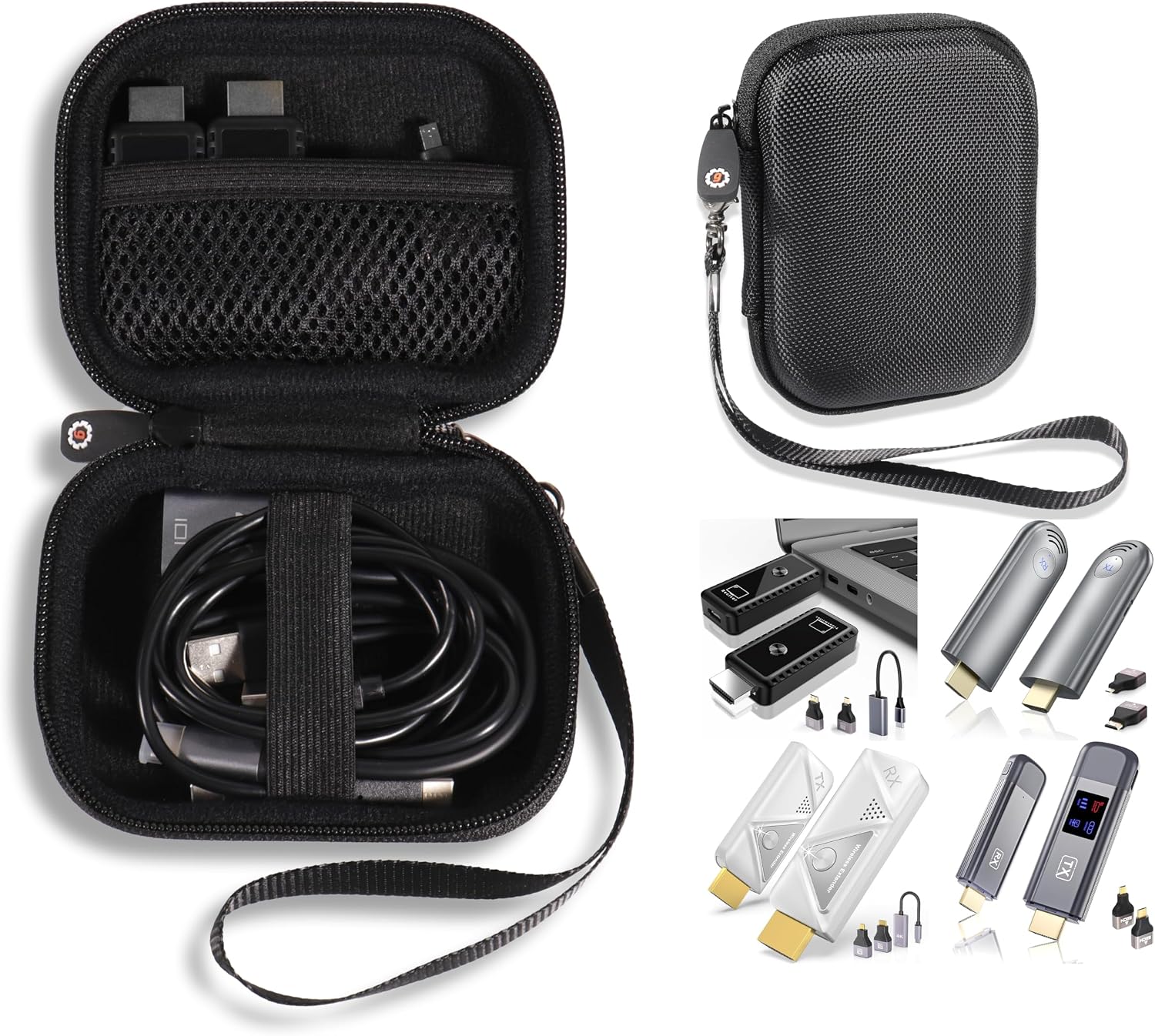 Amazon.com : GETGEAR Case for Wireless HDMI Transmitter and Receiver 4K ...