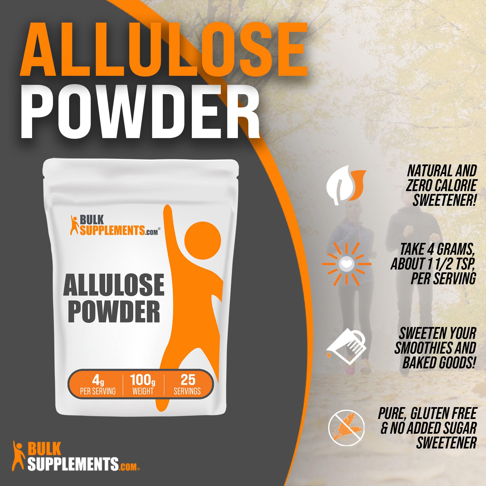 Snapklik.com : BulkSupplementscom Allulose Powder - Allulose Powdered ...