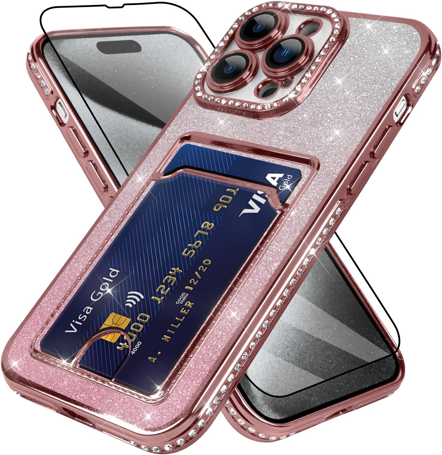 Amazon.com: ZIYE for iPhone 14 Pro Max Wallet Case for Girls Woman ...