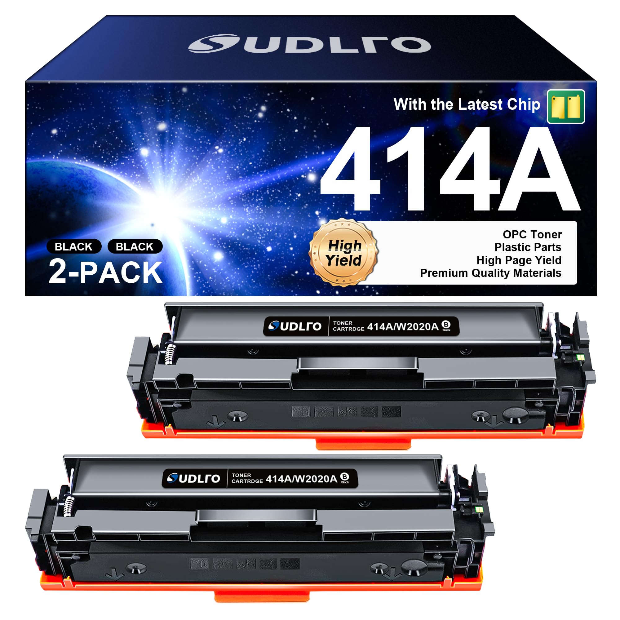 Amazon.com: 414A Black Toner Cartridges Replacement for HP 414A 414X ...