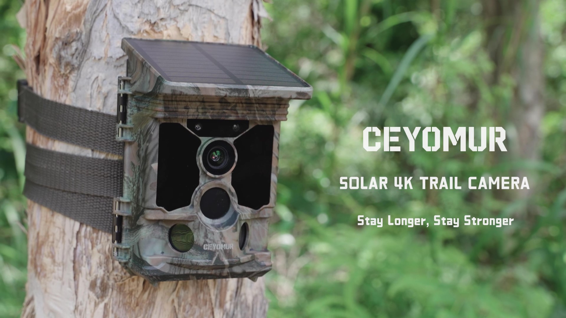 Watch Introduction of CEYOMUR Solar WiFi 4K 40MP Trail Camera CY95 on ...