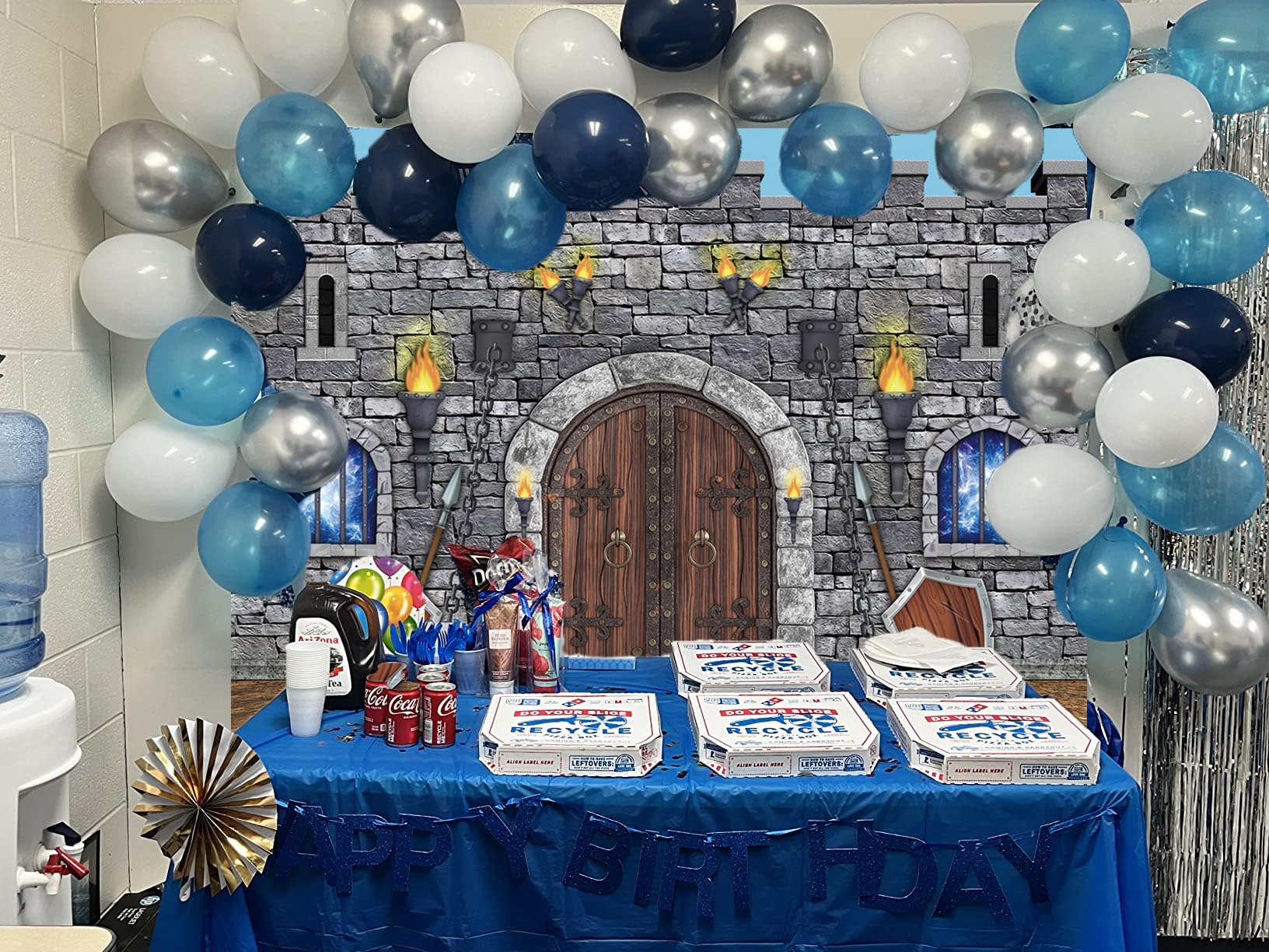 Snapklik.com : Medieval Castle Backdrop Medieval Party Decorations ...