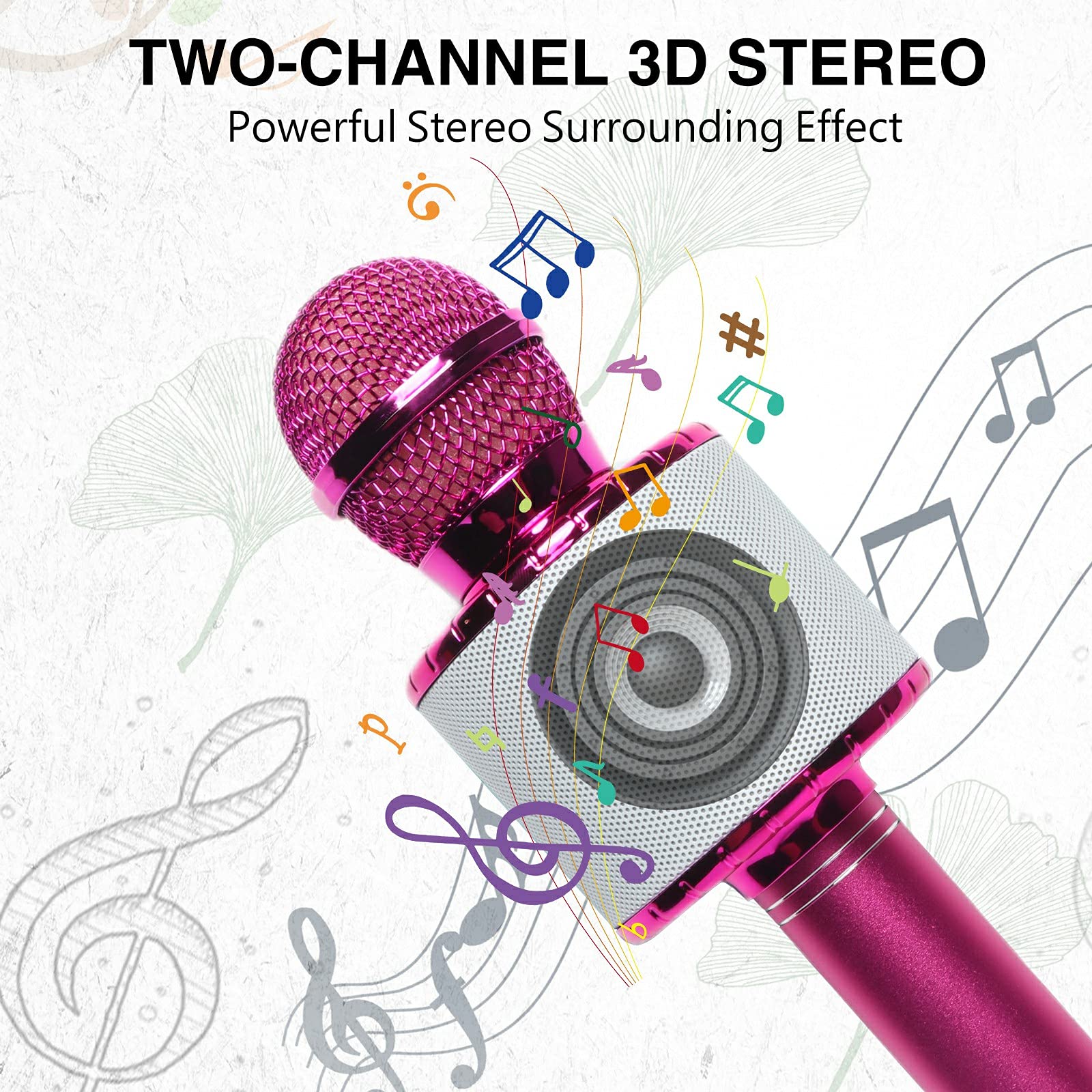 Pink Karaoke Background