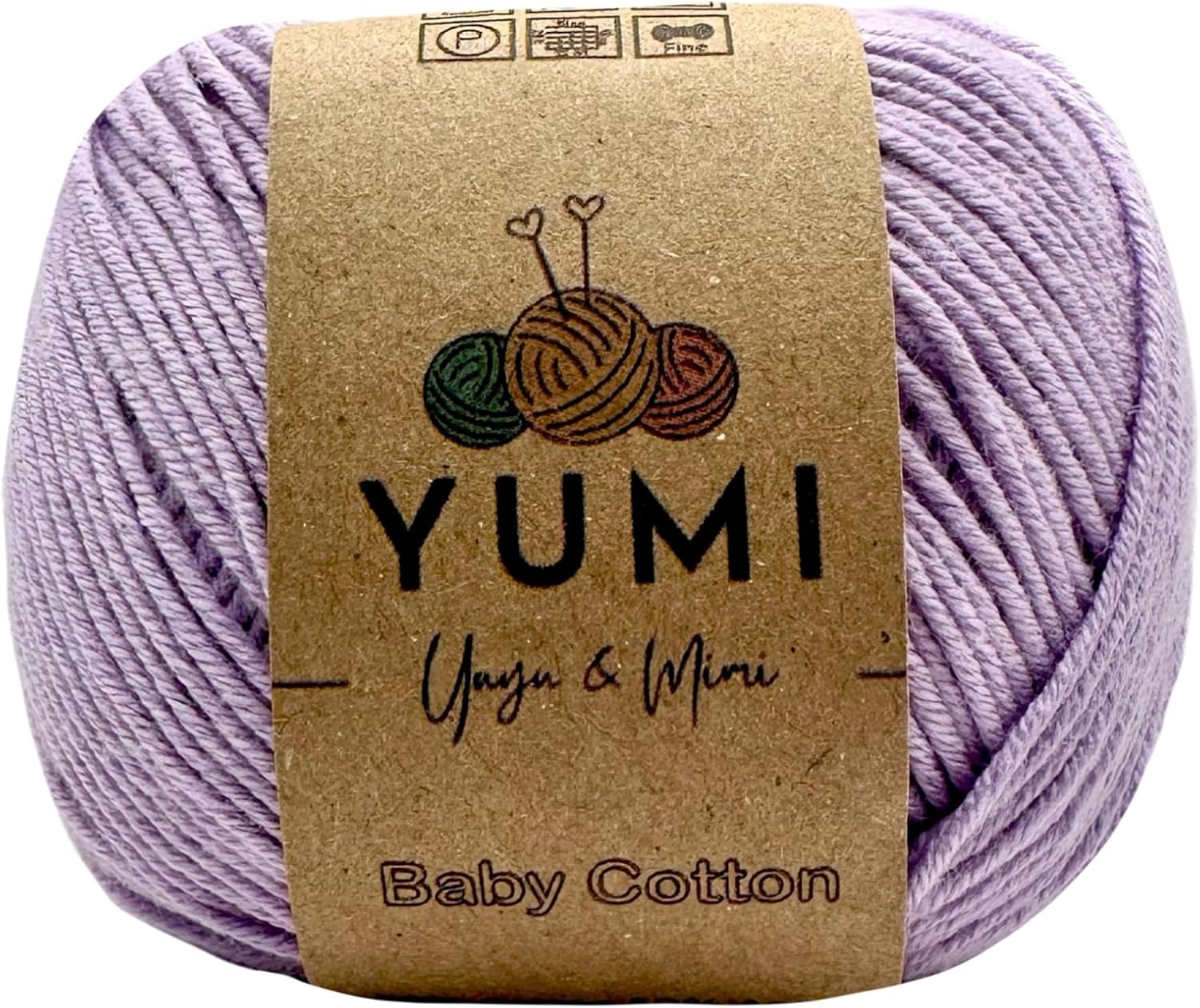 Amazon.com: YUMI Baby Cotton 50% Cotton 50% Acrylic Yarn Soft Fine ...