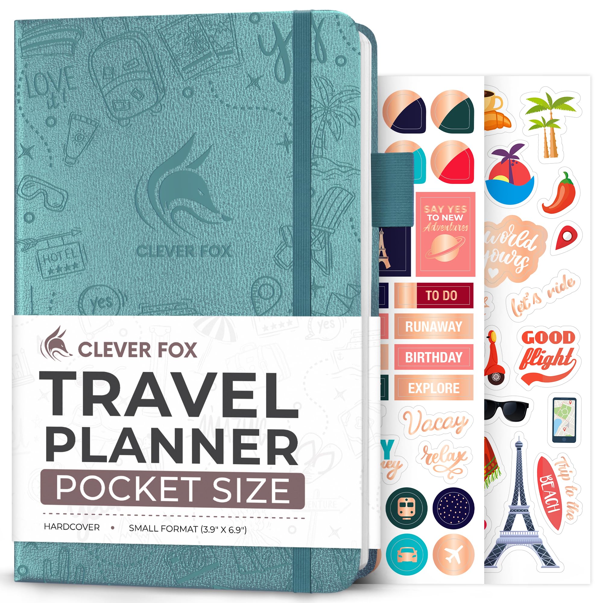 Clever Fox Travel Journal – Vacation Planner with Budget Plan, Packing ...