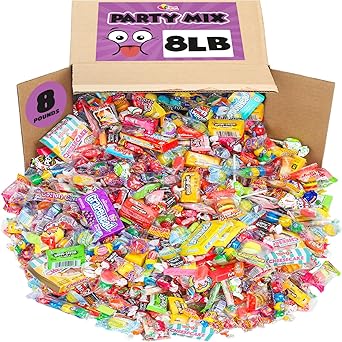 Amazon.com : Big Bulk Candy - 8 Pounds - Summer Camp Individually ...