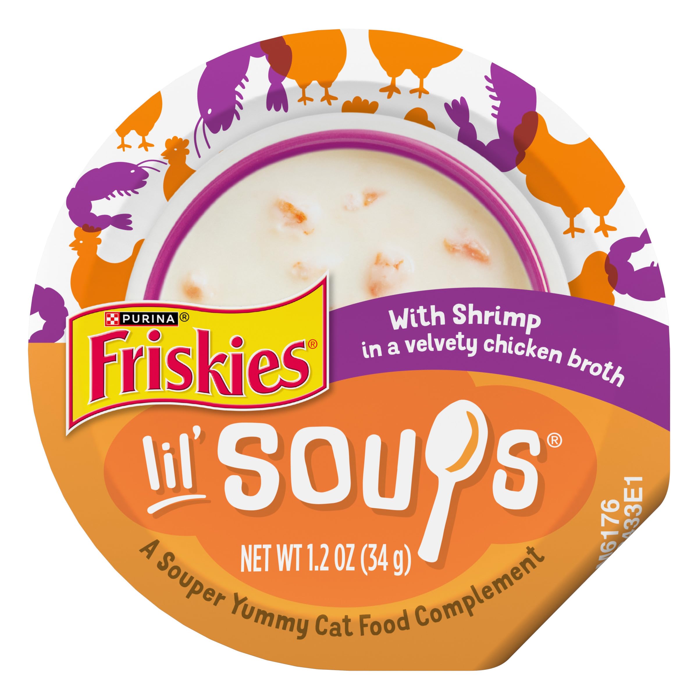 Purina Friskies Lil' Soups with Shrimp in A Velvety Chicken Broth Adult ...