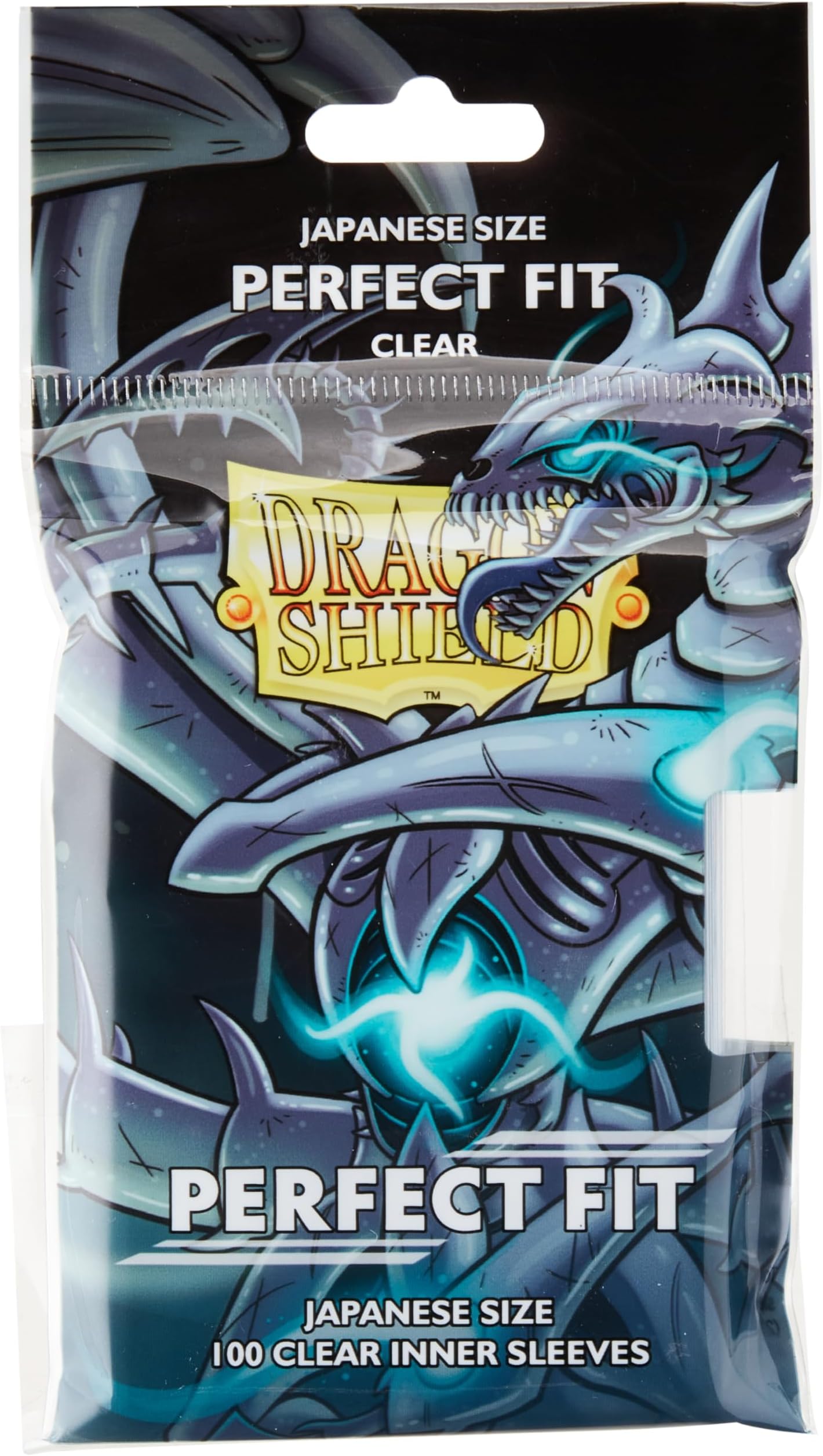Amazon.com: 2 Packs Dragon Shield Inner Sleeve Clear Standard Size 100 ...