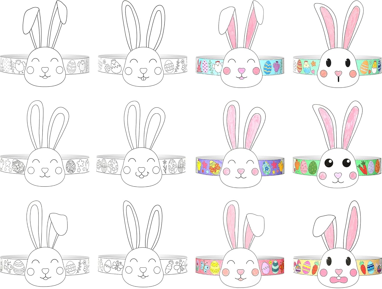 easter coloring pages and crafts