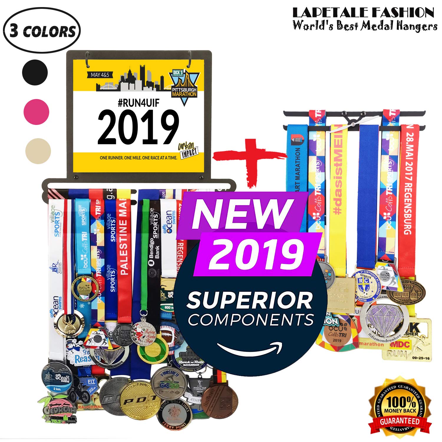 Buy Race Medal Hanger bib Display Holder for Runner,Gymnastics,Soccer ...