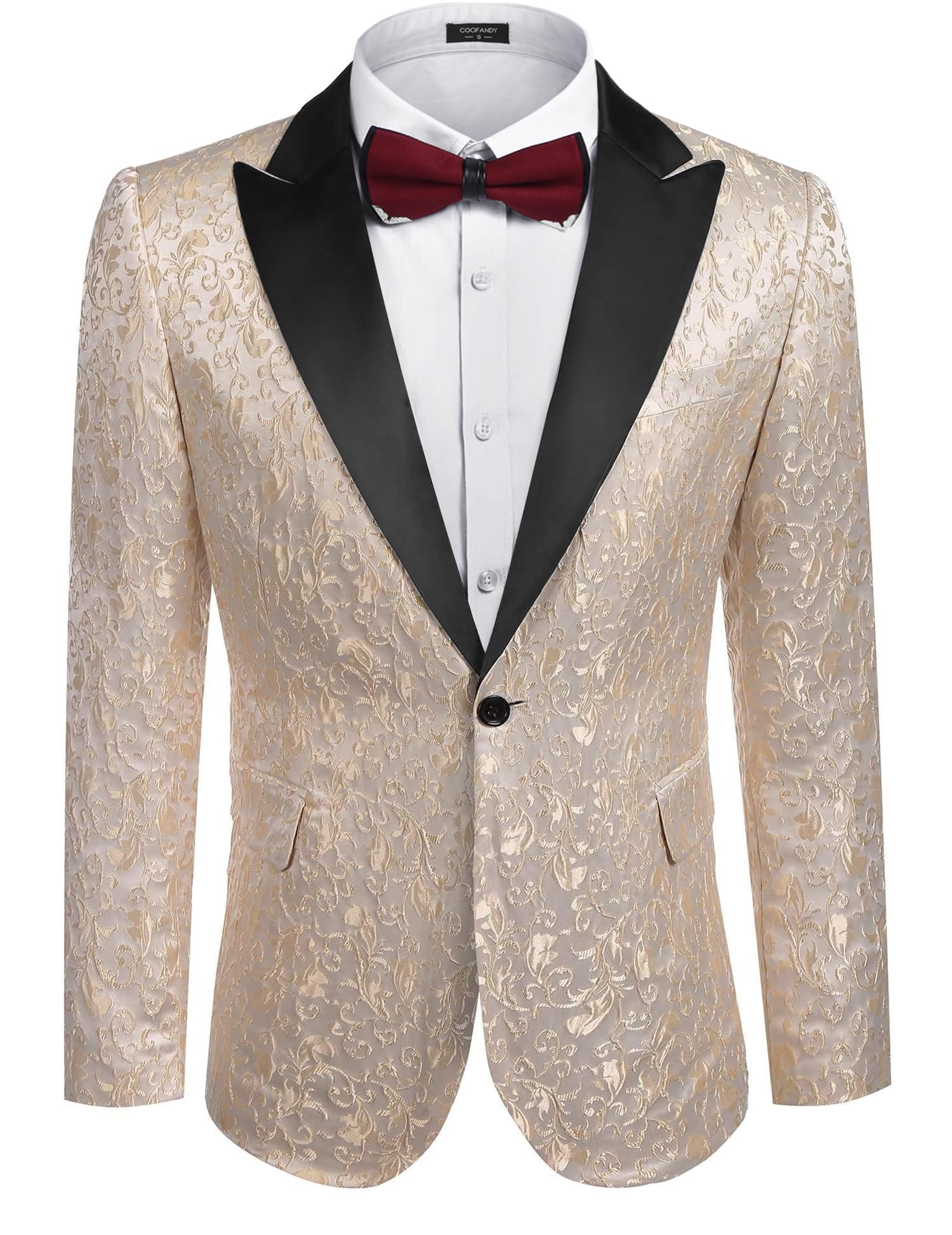 Snapklik.com : Coofandy Mens Floral Party Dress Suit Stylish Dinner ...