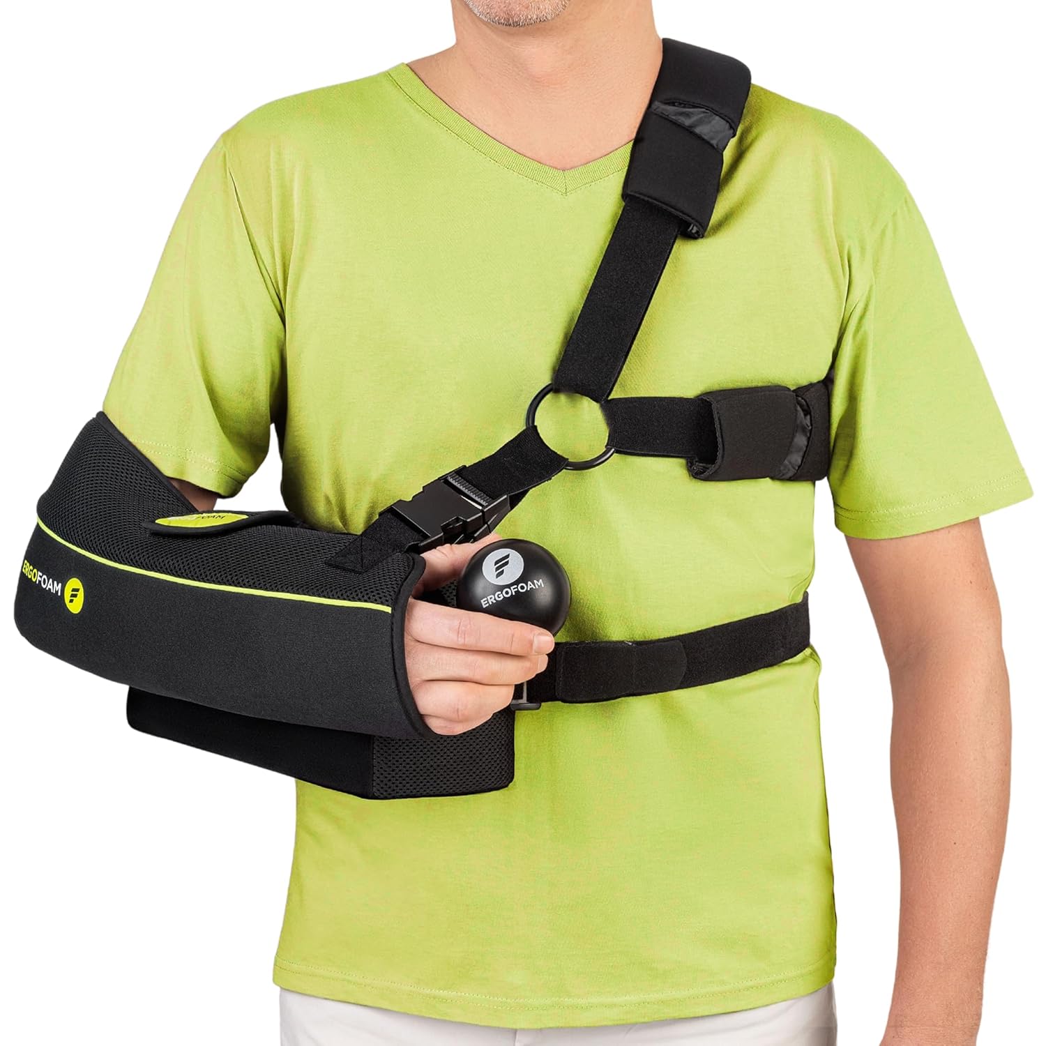 Amazon.com: ErgoFoam Shoulder Sling with Abduction Pillow - Premium ...