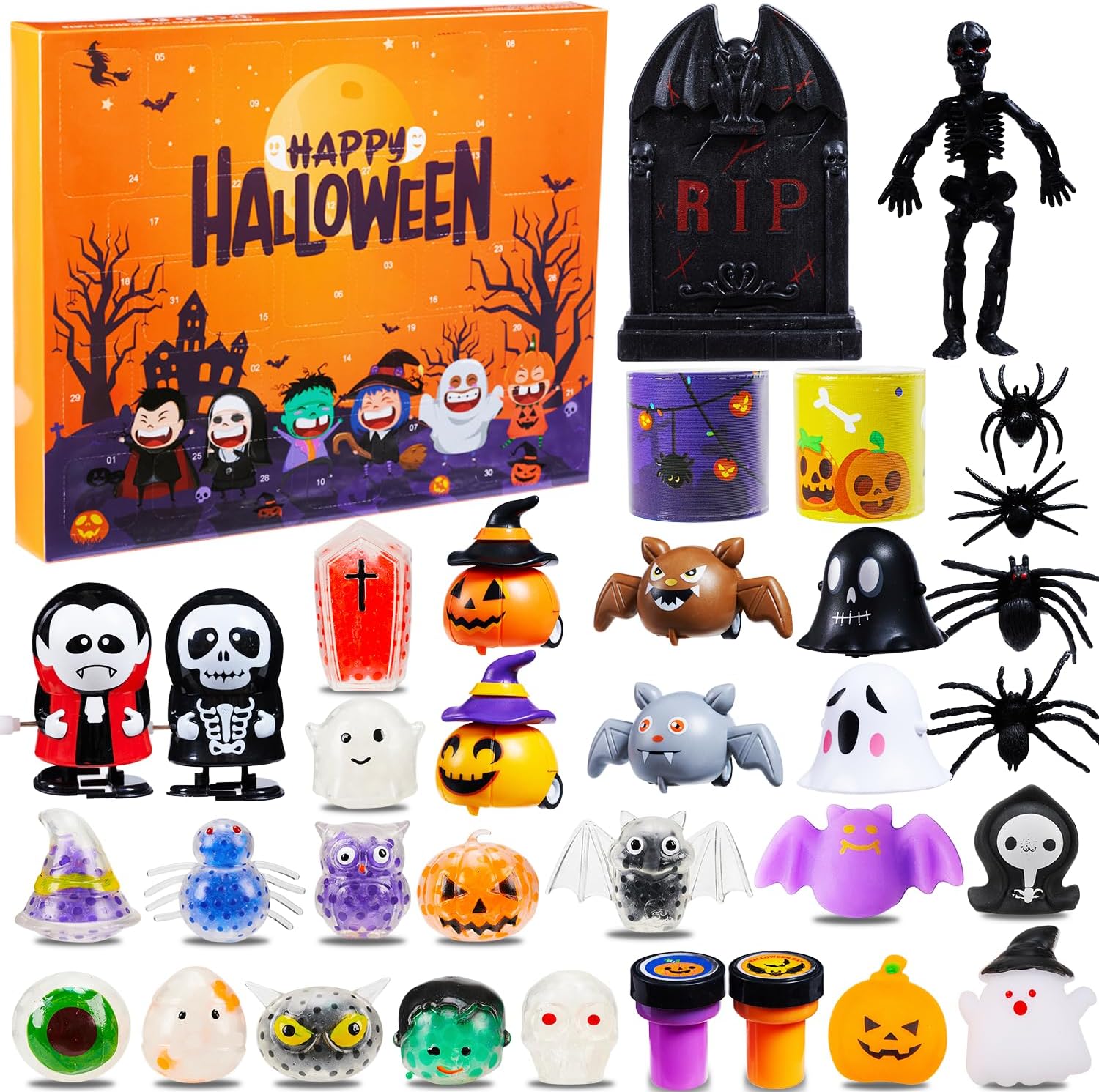 Amazon.com: Halloween Advent Calendar Halloween Countdown Gifts for ...