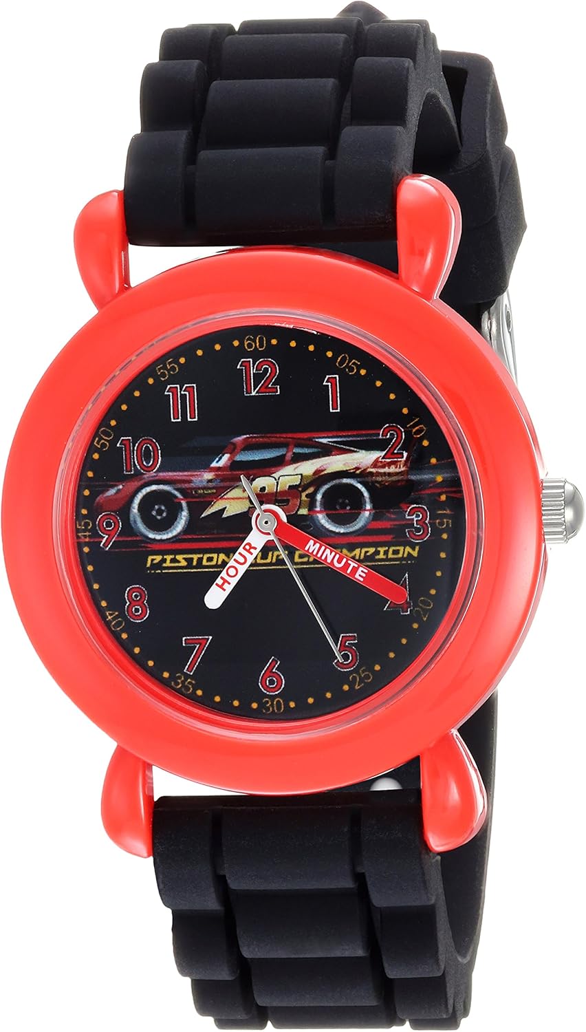 Amazon.com: Disney Cars Kids' WDS000449 Cars 3 Analog Display Analog ...