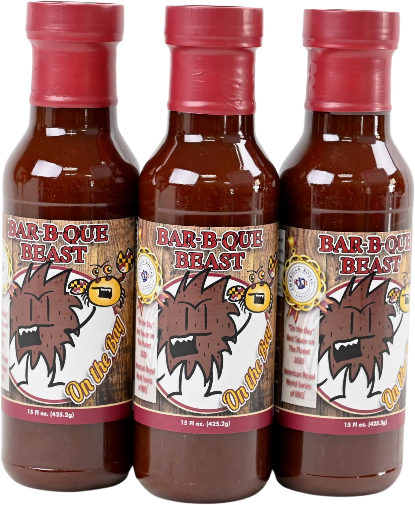 Amazon.com : Bar-B-Que Beast BBQ Sauce, Flavor -On the Bay, Pack of 3 ...