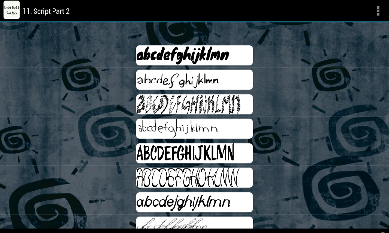 Script Part 2 Font Pack - App on Amazon Appstore