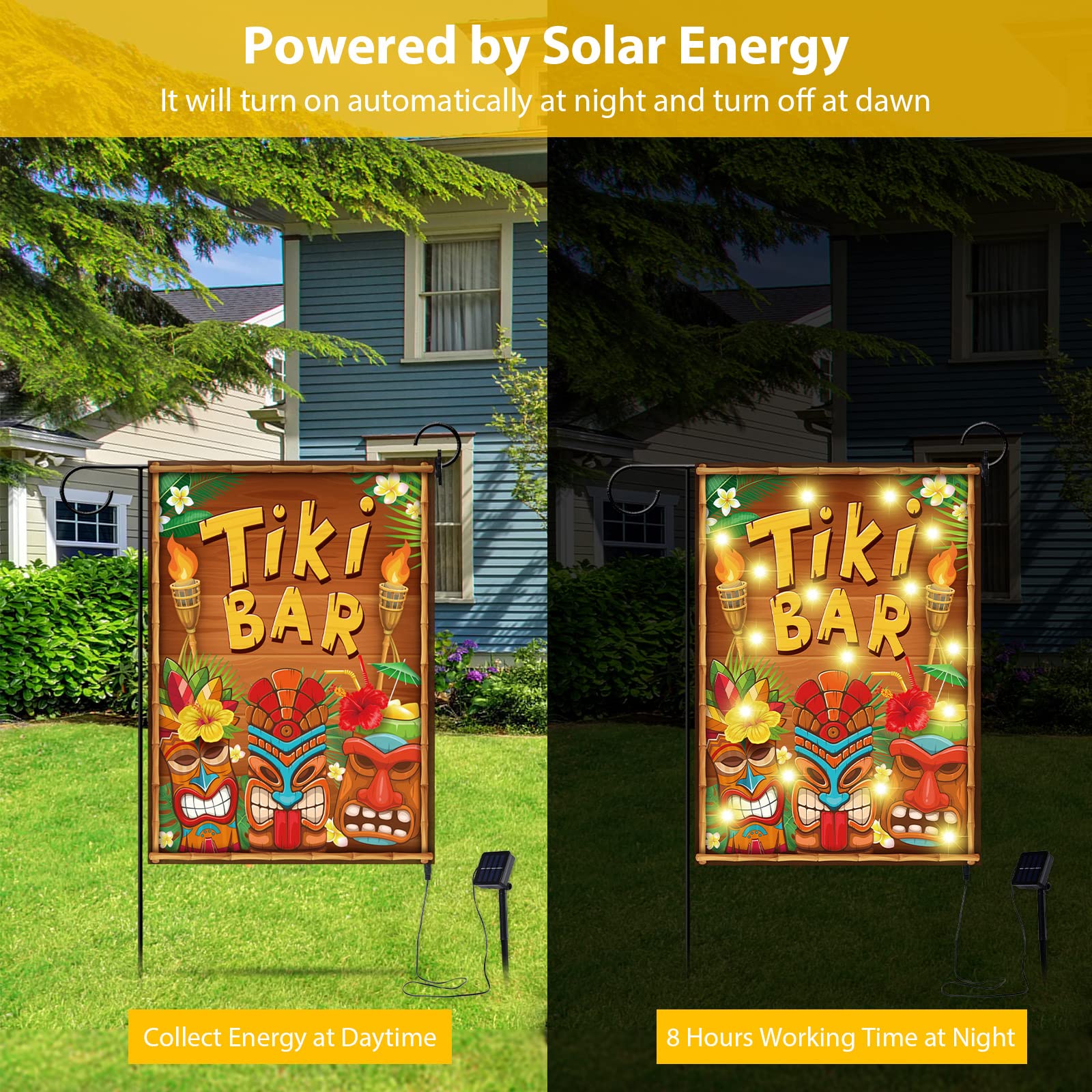 Snapklik.com : Hawaiian Luau Party Decoration 12 X 18 Inch Tiki Bar ...