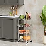 Stainless Steel Modern Kitchen Storage Rack Folding Perforated Design ...