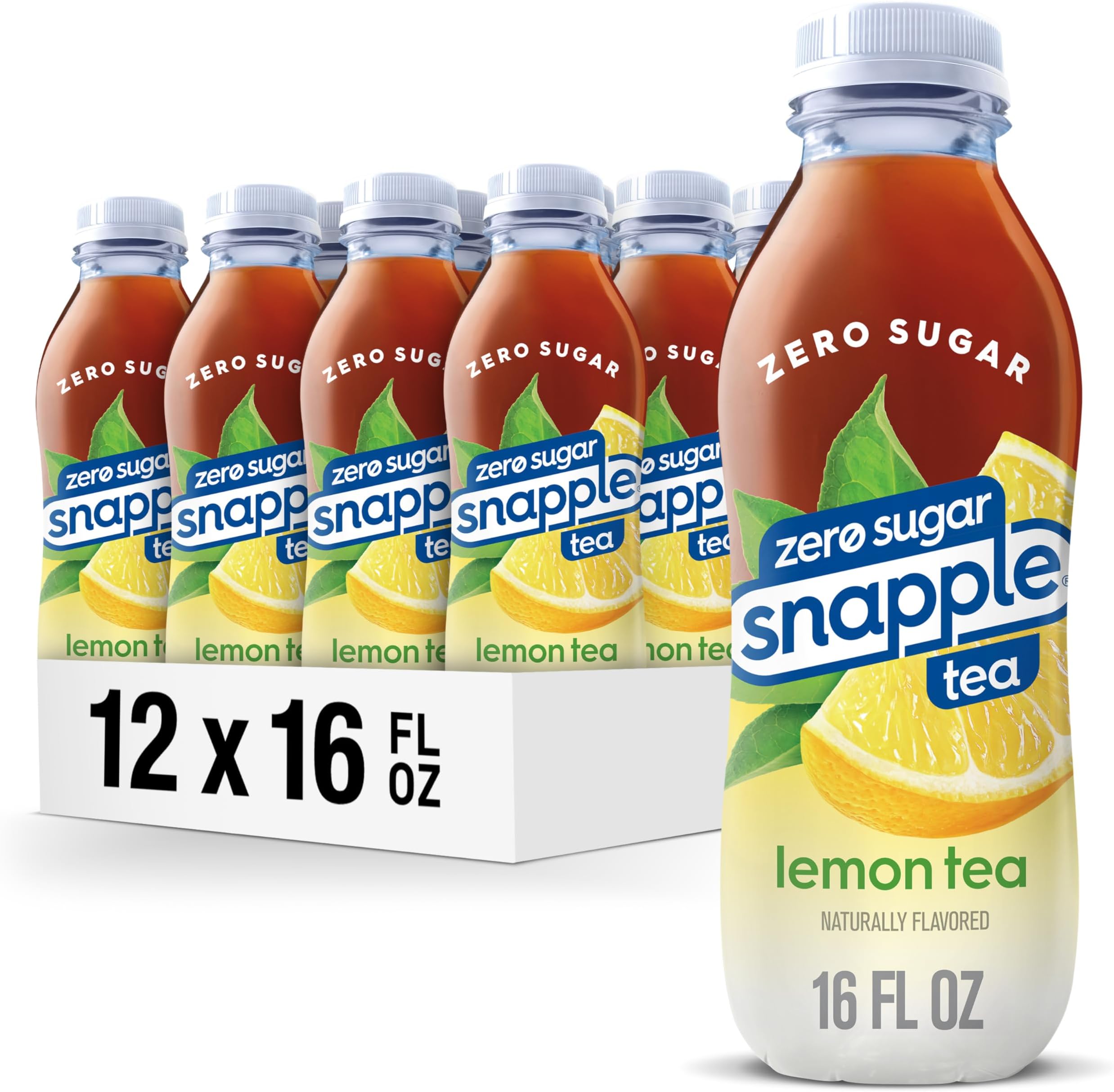 Amazon.com: Snapple Zero Sugar Lemon Iced Tea, 16 fl oz, Pack of 12