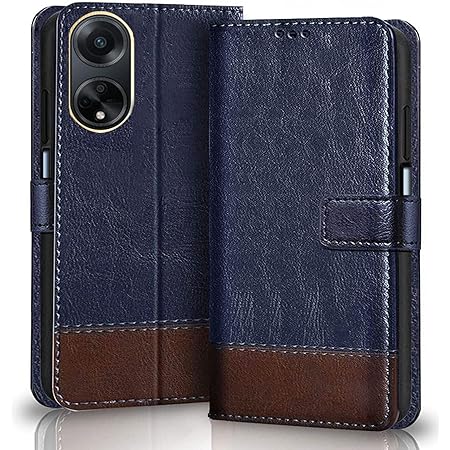 TheGiftKart Flip Back Cover Case for Oppo F23 5G | Dual-Color Leather ...