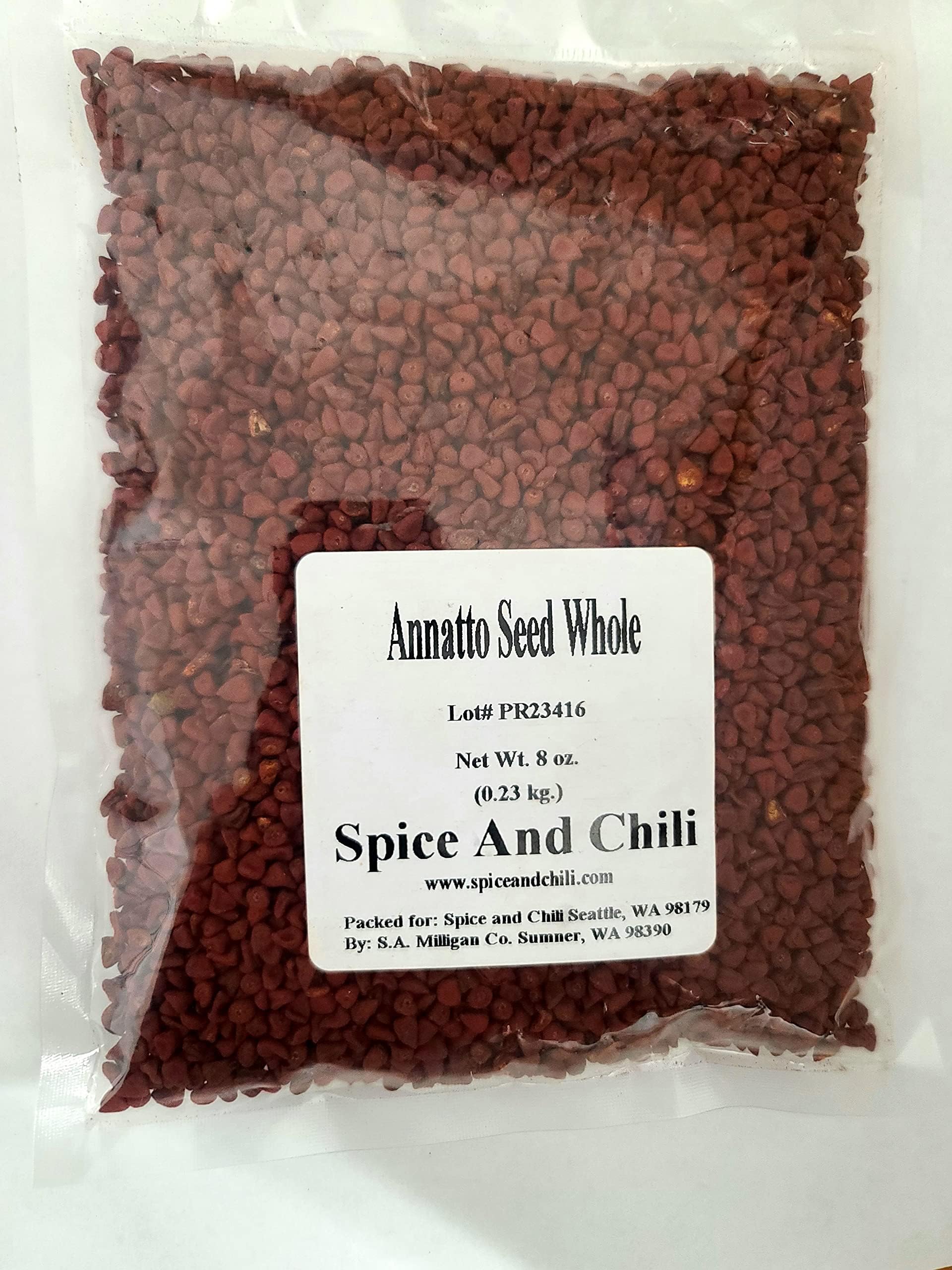 Amazon.com : Annatto Seed Whole (Semilla de Achiote), 8oz (0.23kg ...