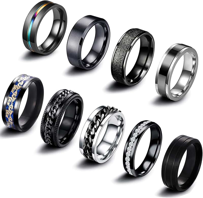 Amazon.com: Men's Rings - Men's Rings / Men's Jewelry: Clothing, Shoes ...