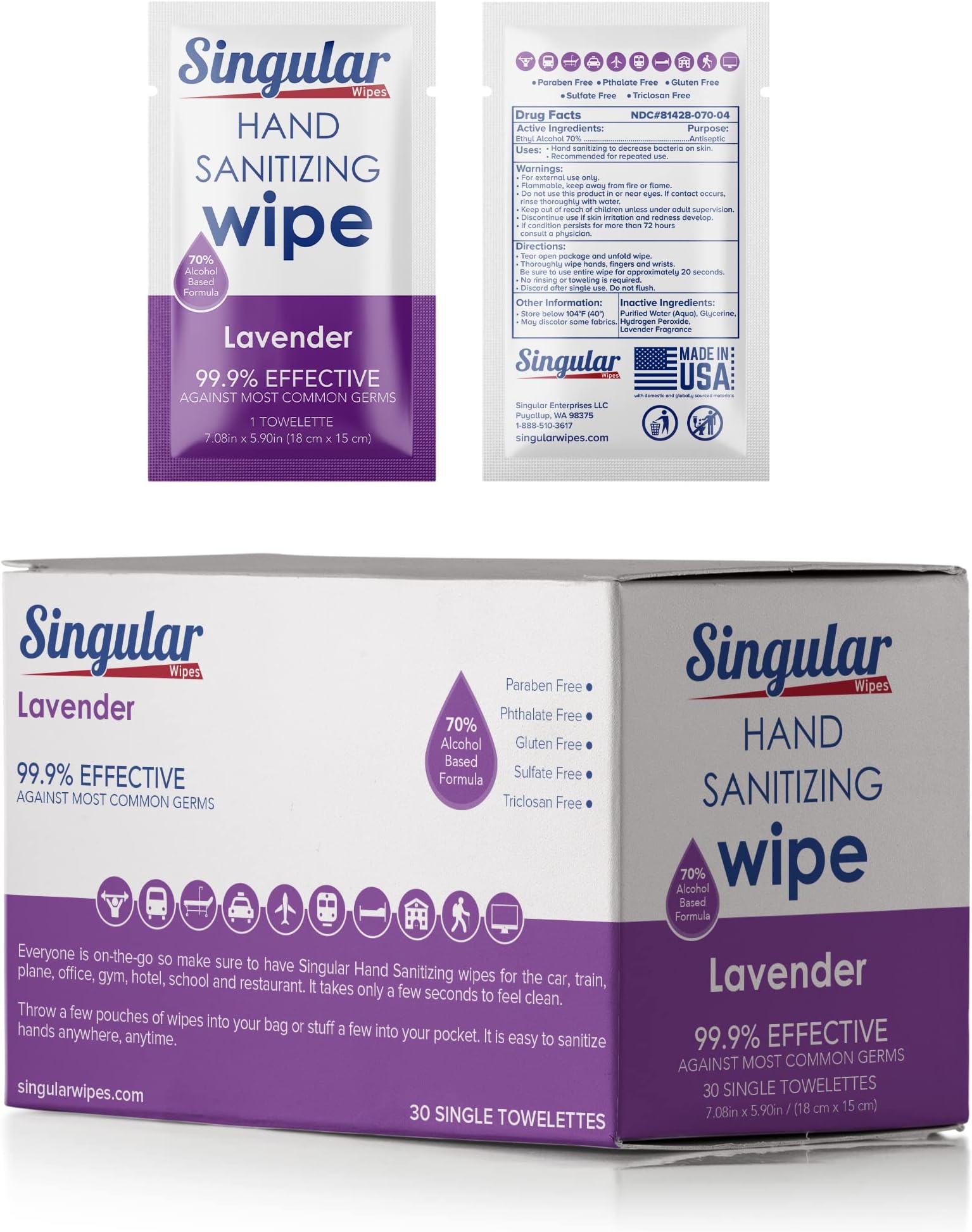 Amazon.com : McKesson Instant Hand Sanitizing Wipes with Aloe, Glycerin ...