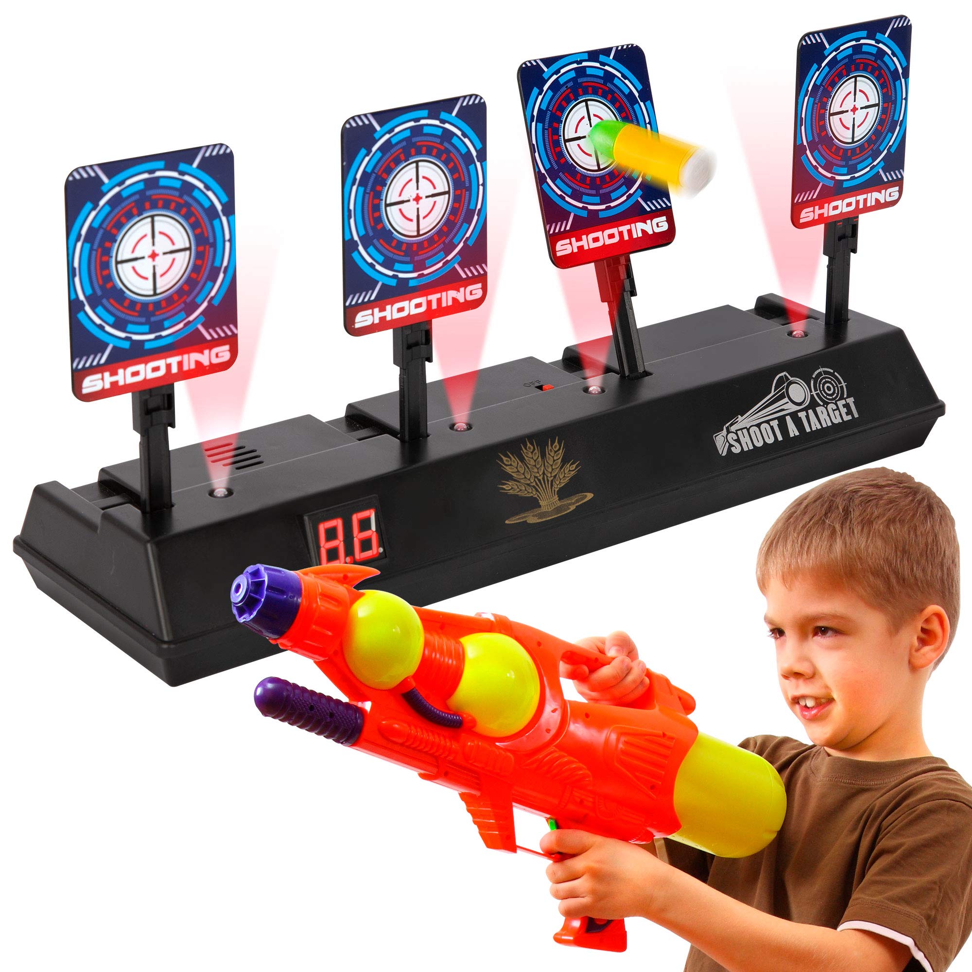 Buy Electric Digital Target – Auto Reset Shooting Target for Boys and ...