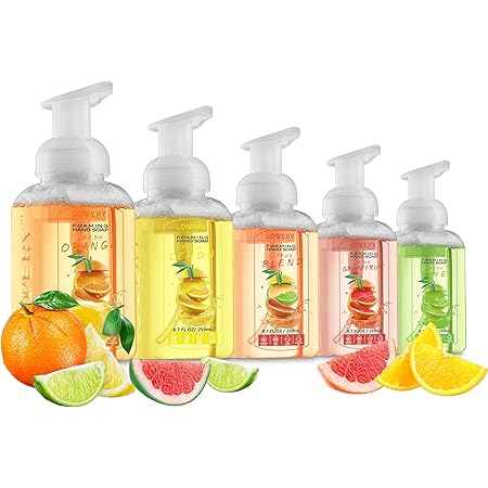 Amazon.com : Bath and Body Works FRESH AND BRIGHT Hand Soaps - Set of 5 ...