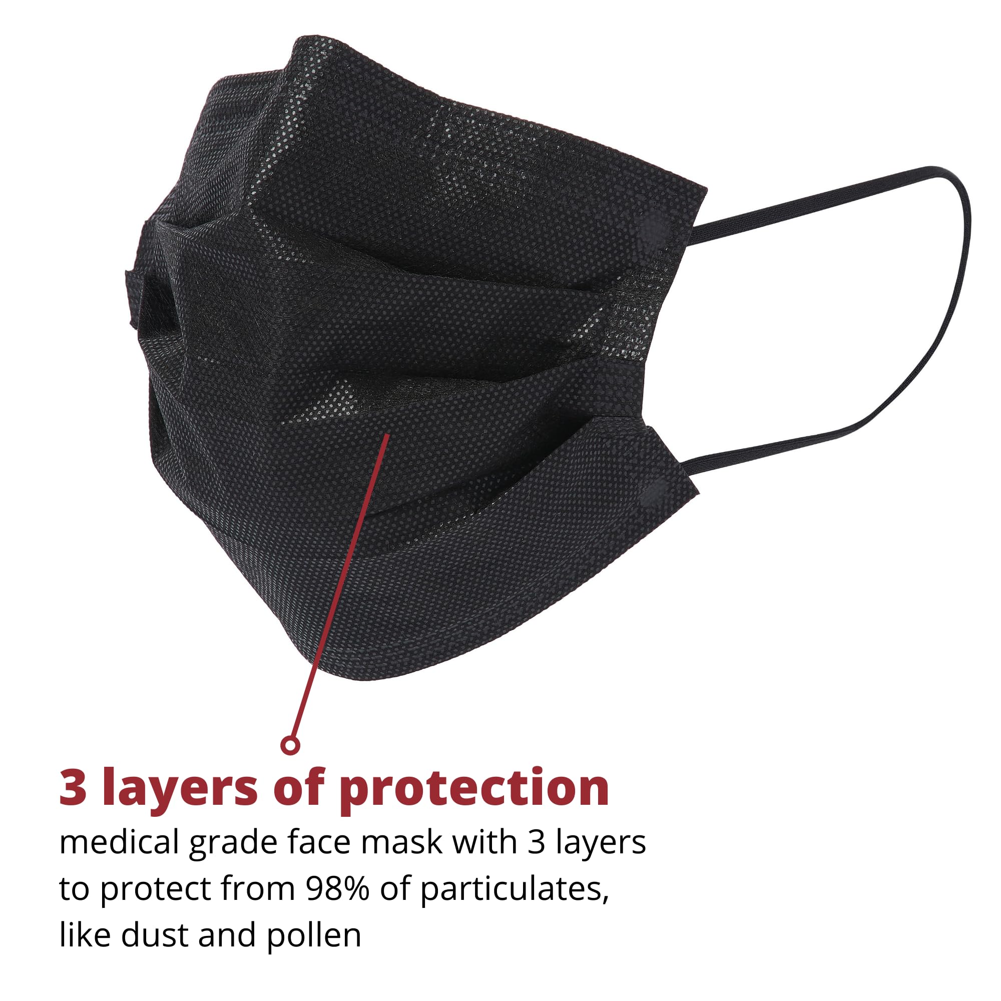 Snapklik.com : Venom Steel Heavy Duty Barrier Black Face Mask