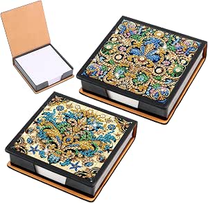 Amazon.com : Formeydemi 2 pcs Jewelry Diamond Painting Kit Note Box ...