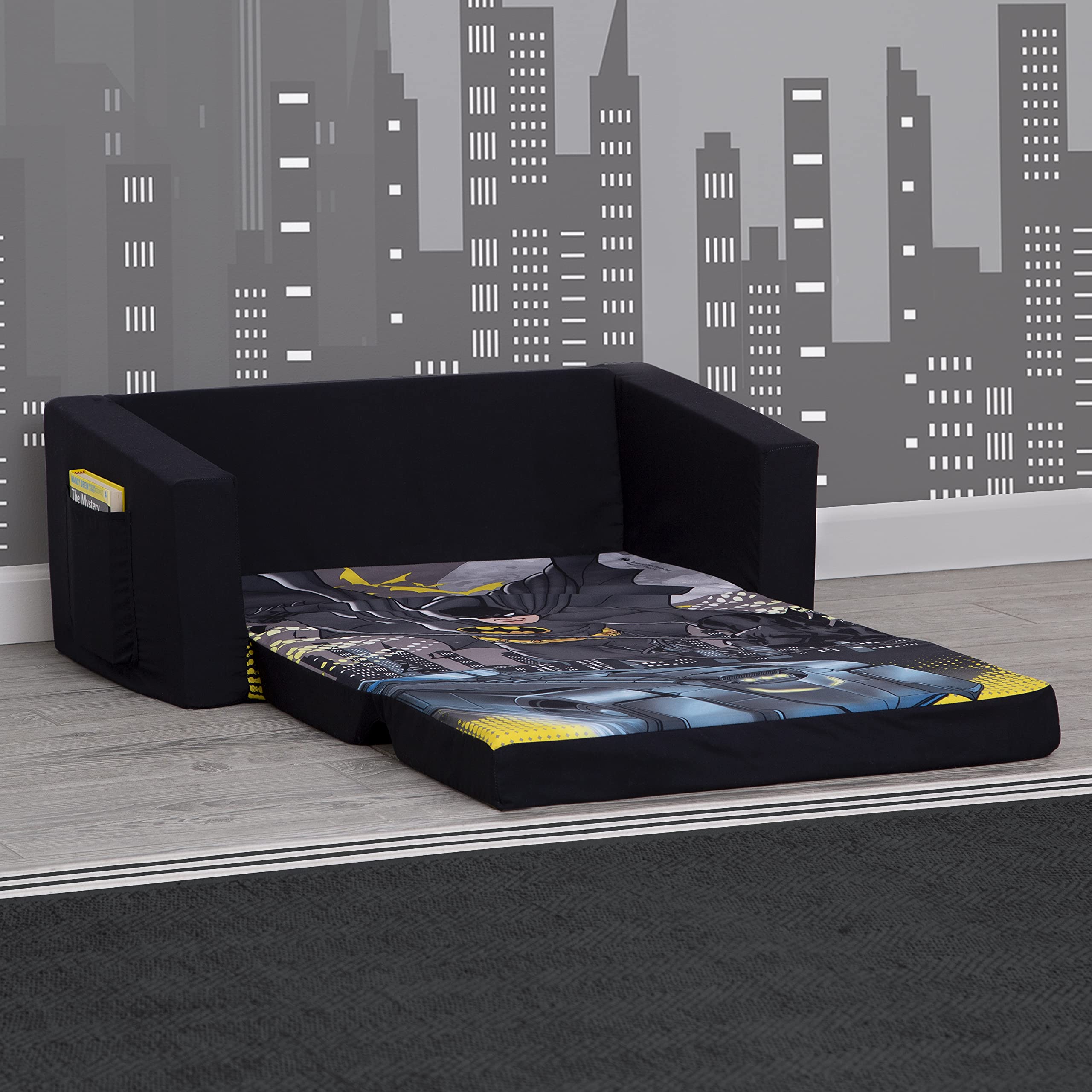 Batman Cozee Flip-Out Sofa - 2-in-1 Convertible Sofa t...B093XNC2T7 ...