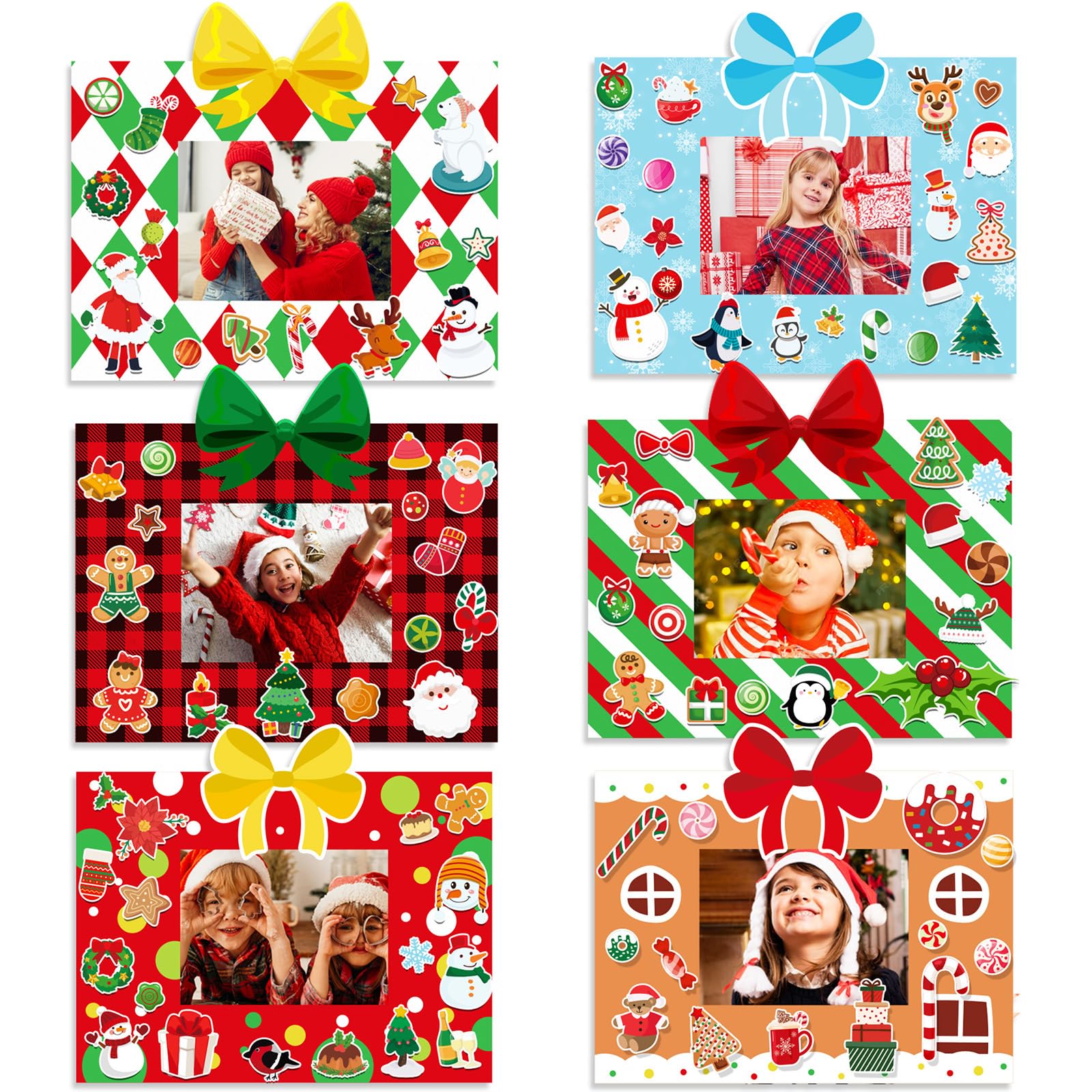 Amazon.com: Christmas DIY Craft Kits for Kids 24 Packs DIY Christmas ...