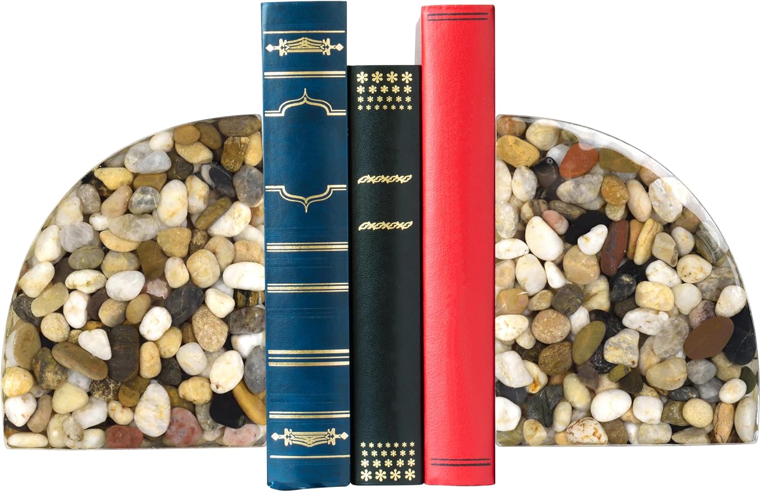 Amazon.com: Handmade Stone Bookends, Decorative Rocks Book Ends for ...