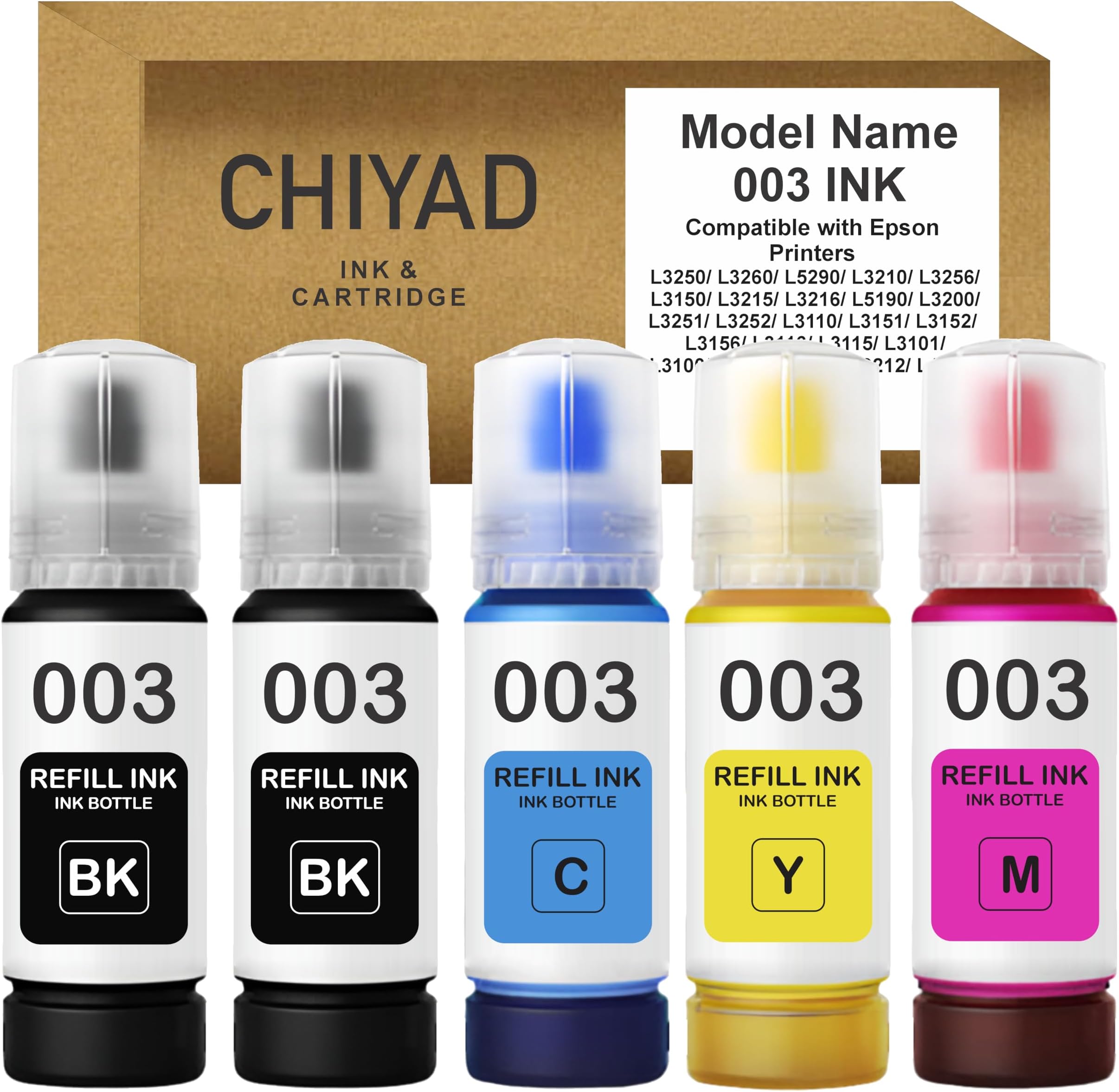 003 Ink Compatible for Epson L3250/ L3260/ L5290/ L3210/ L3256/ L3150 ...