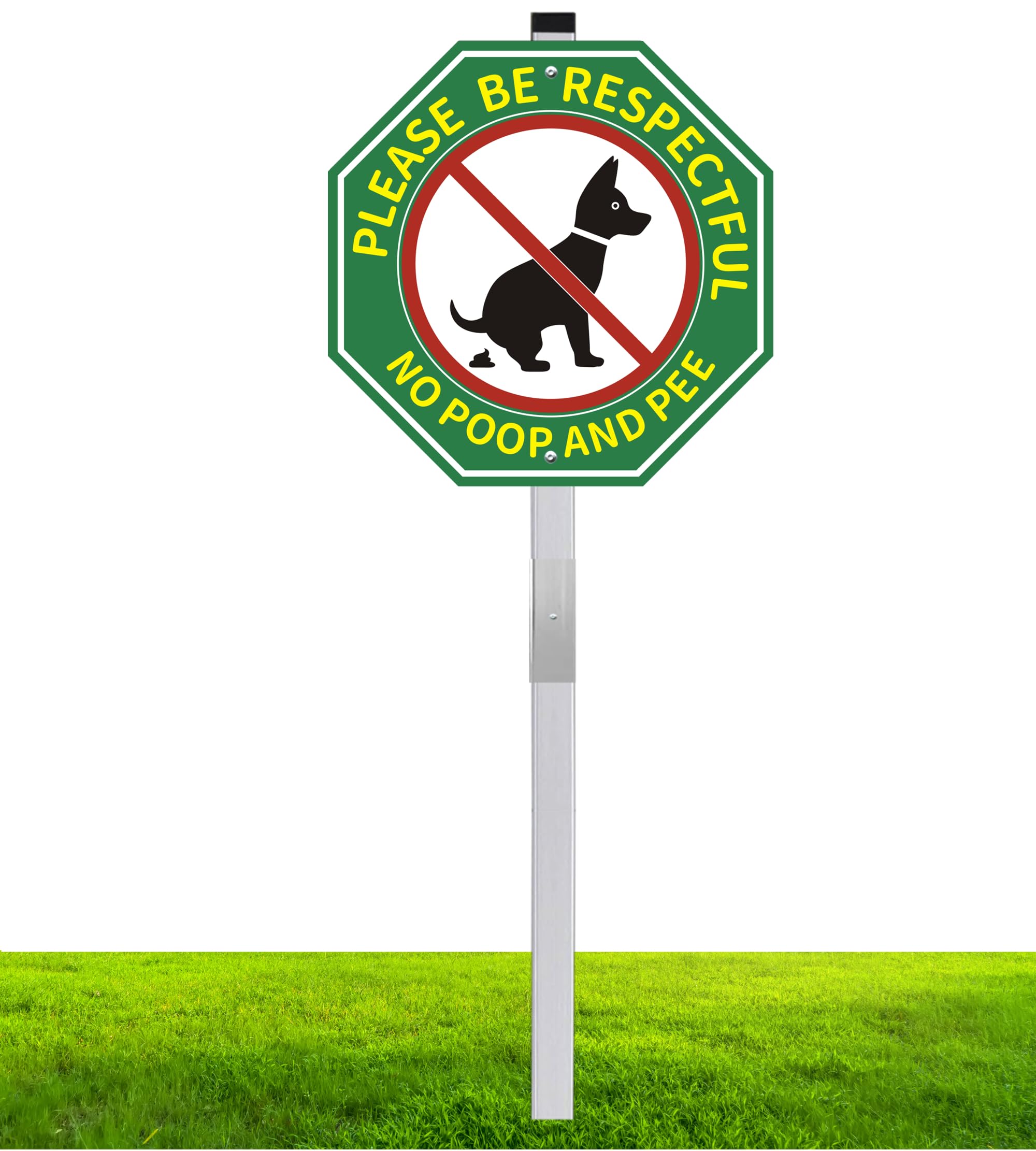 Amazon.com: No Peeing No Pooping Dog Sign, No Dog Poop Pee Sign for ...