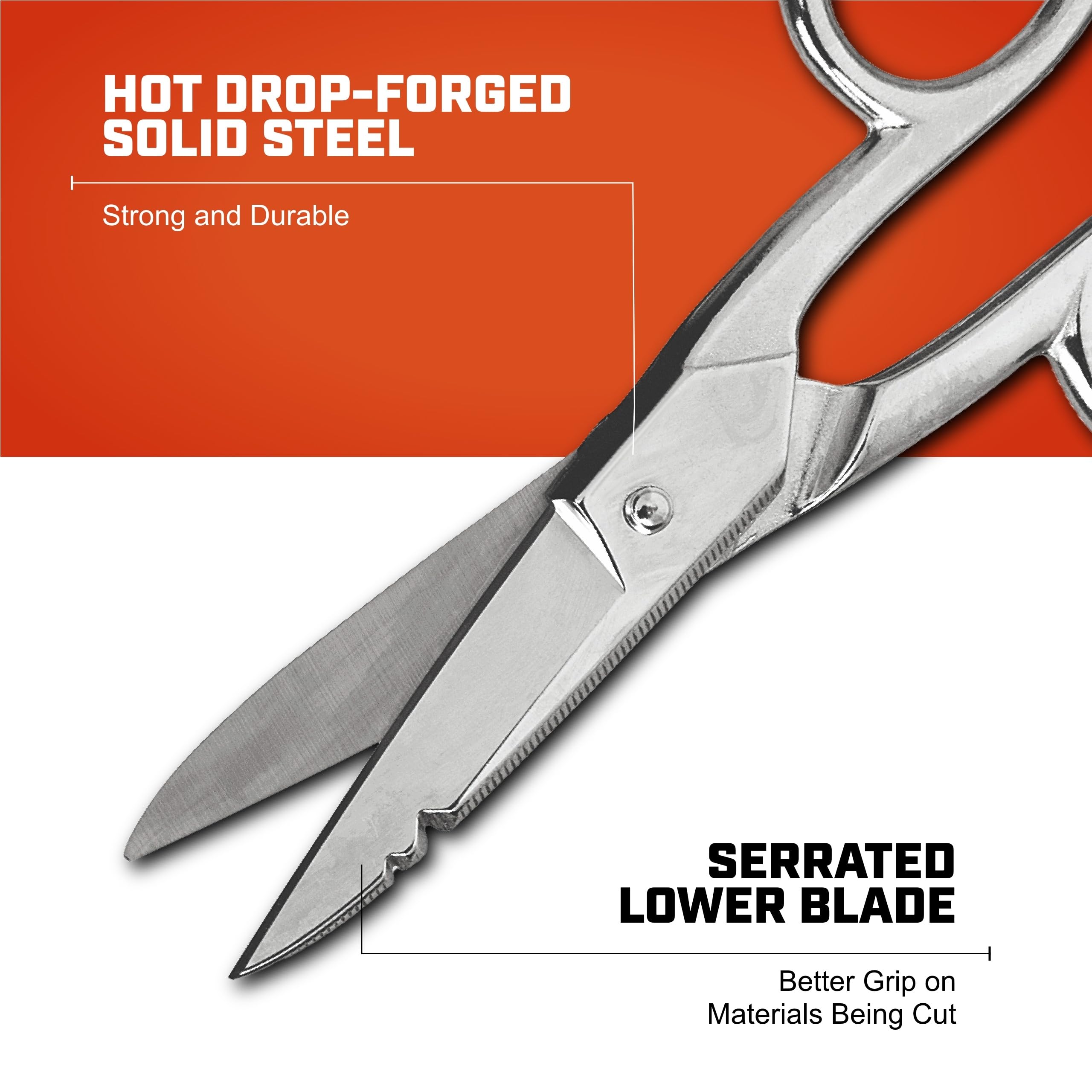 Snapklik.com : Crescent Wiss 5" Electrician Scissors